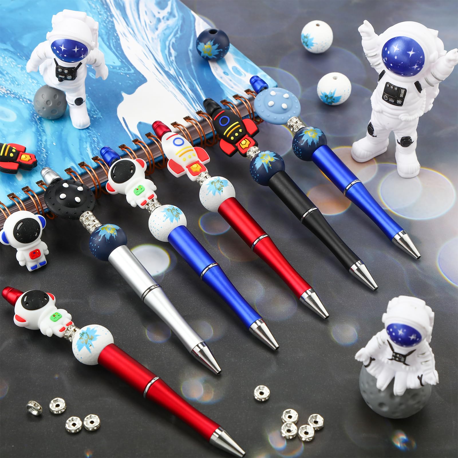 Snapklik.com : 36 Sets Astronaut Space Party Favors Astronaut Beadable ...
