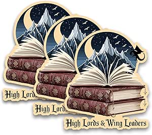 Amazon.com: Set 3Pcs High Lord and Wing Leaders Sticker ACOTAR Bookish ...