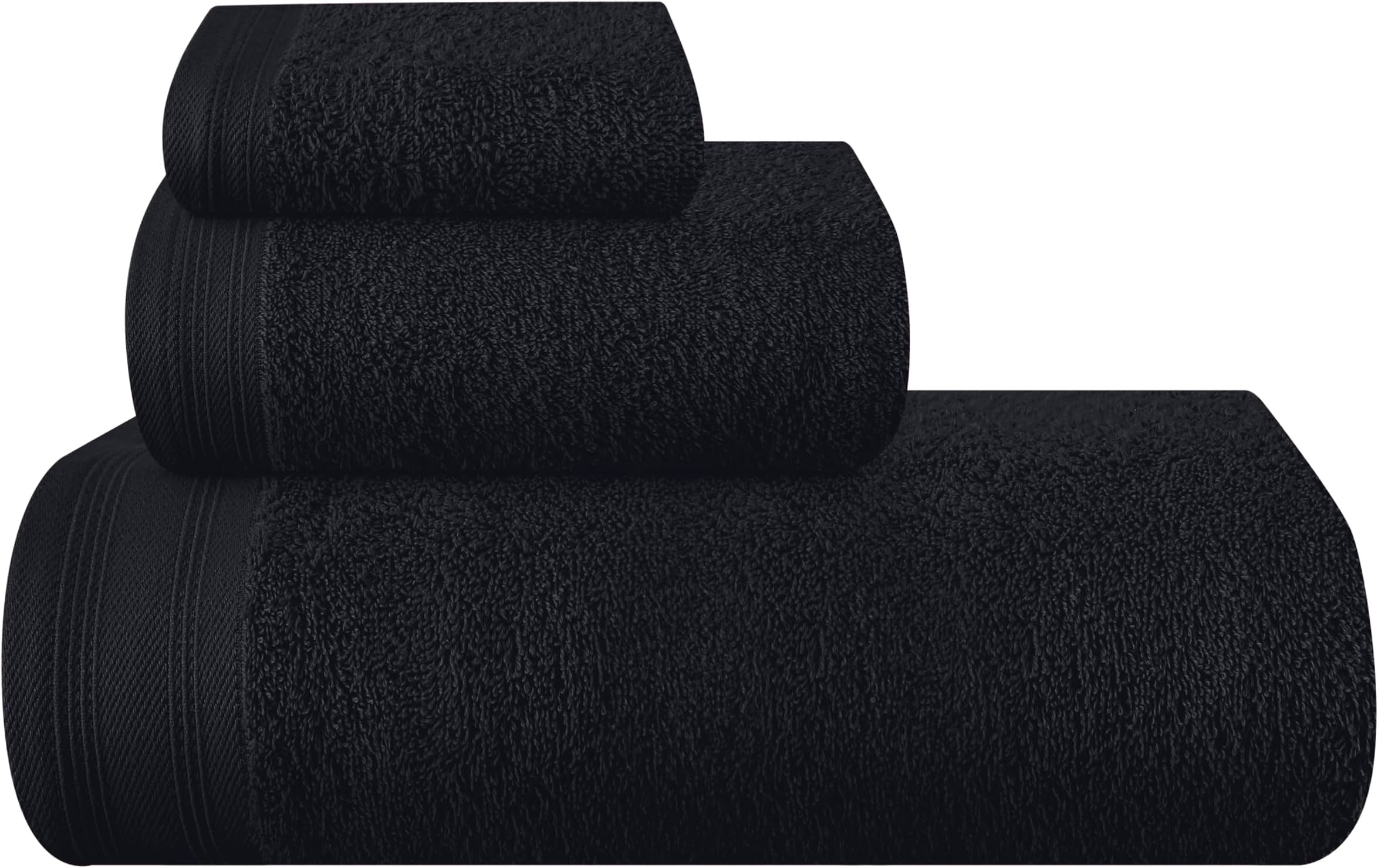 Amazon.com: Belizzi Home Ultra Soft 3 Pack Cotton Towel Set, Contains a ...