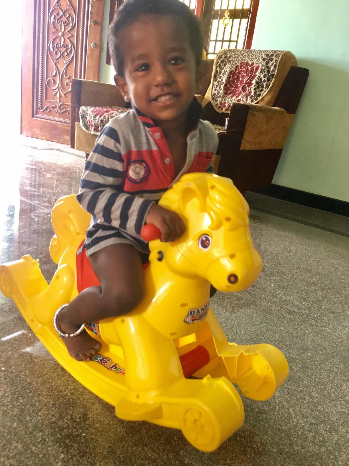 Toyshine 2 in 1 Gabru ABS Plastic Horse Rocker Cum Ride on (Assorted ...