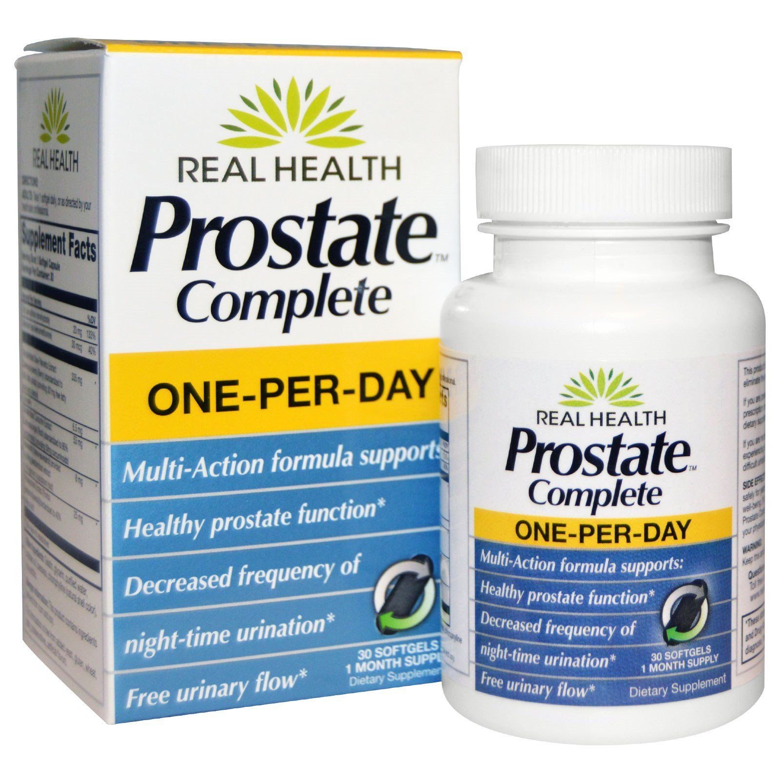 Prostate Complete, 30 cápsulas blandas por Real Health (paquete de 2 ...