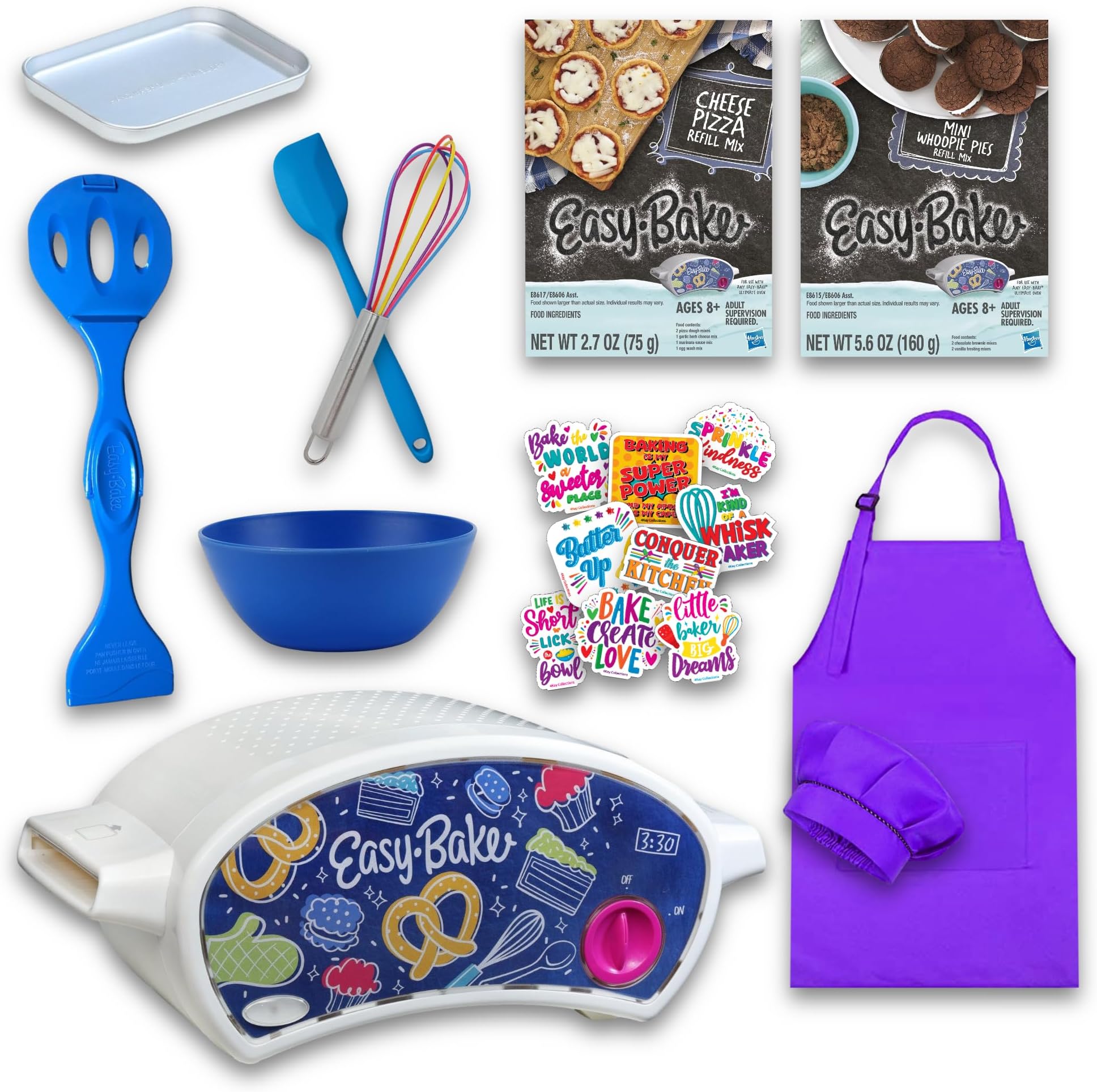 Amazon.com: Ultimate Easy Baking Oven Bundle For Kids With 19 Items ...