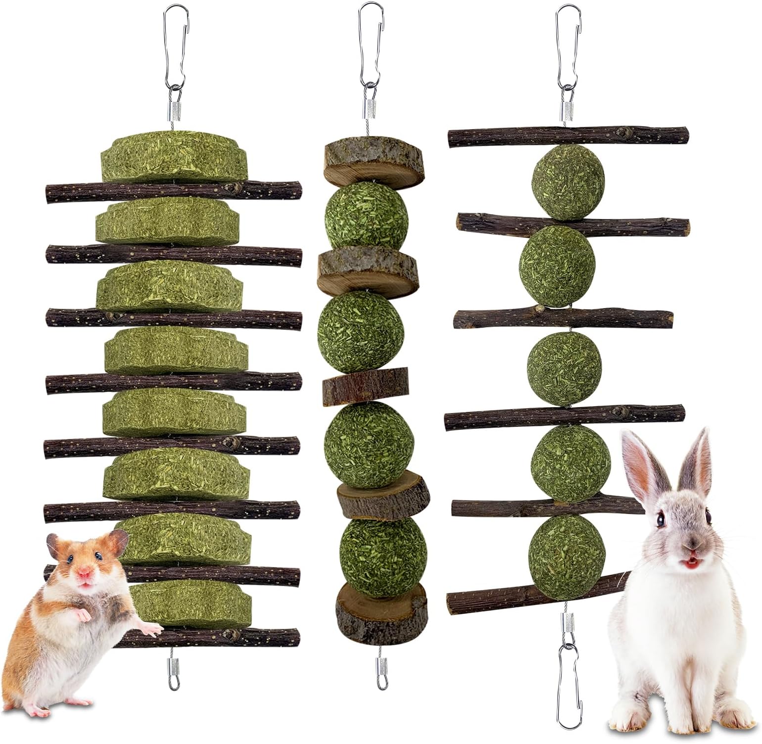 Amazon.com : MYYZMY 3 Pcs Bunny Chew Toys, Rabbit Chew Toys for Teeth ...