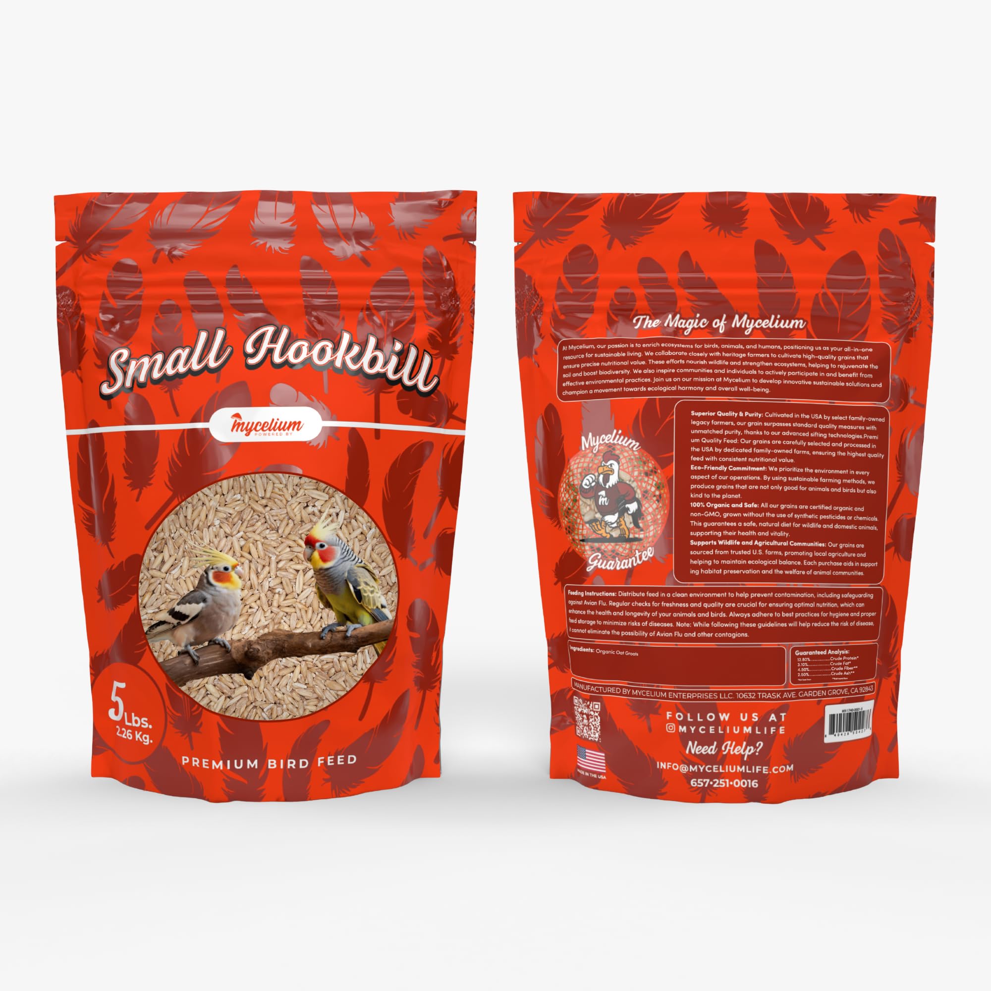 Snapklik.com : Premium Oat Groats Organic, Non-GMO, Bird Food For Small ...
