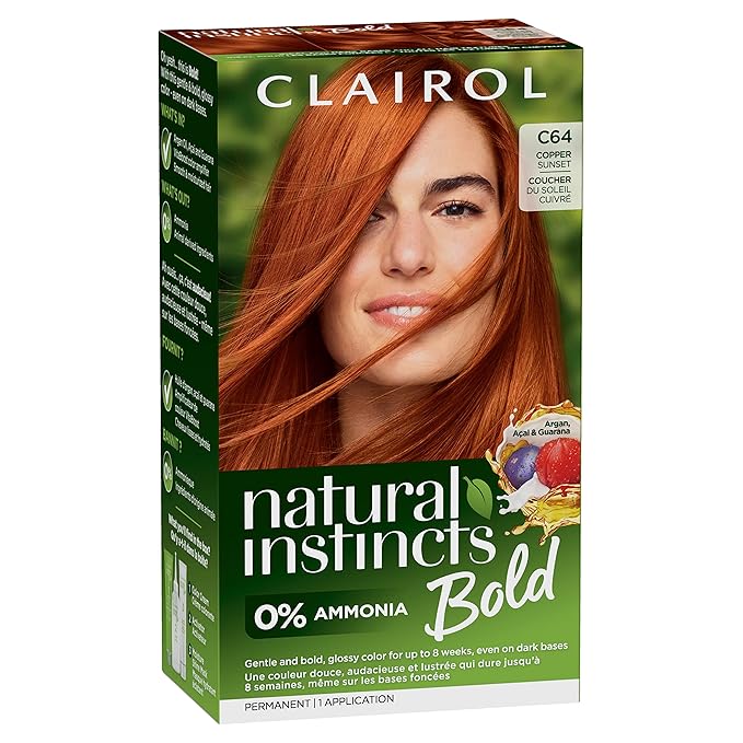 Amazon.com : Clairol Natural Instincts Bold Permanent Hair Dye, C64 ...