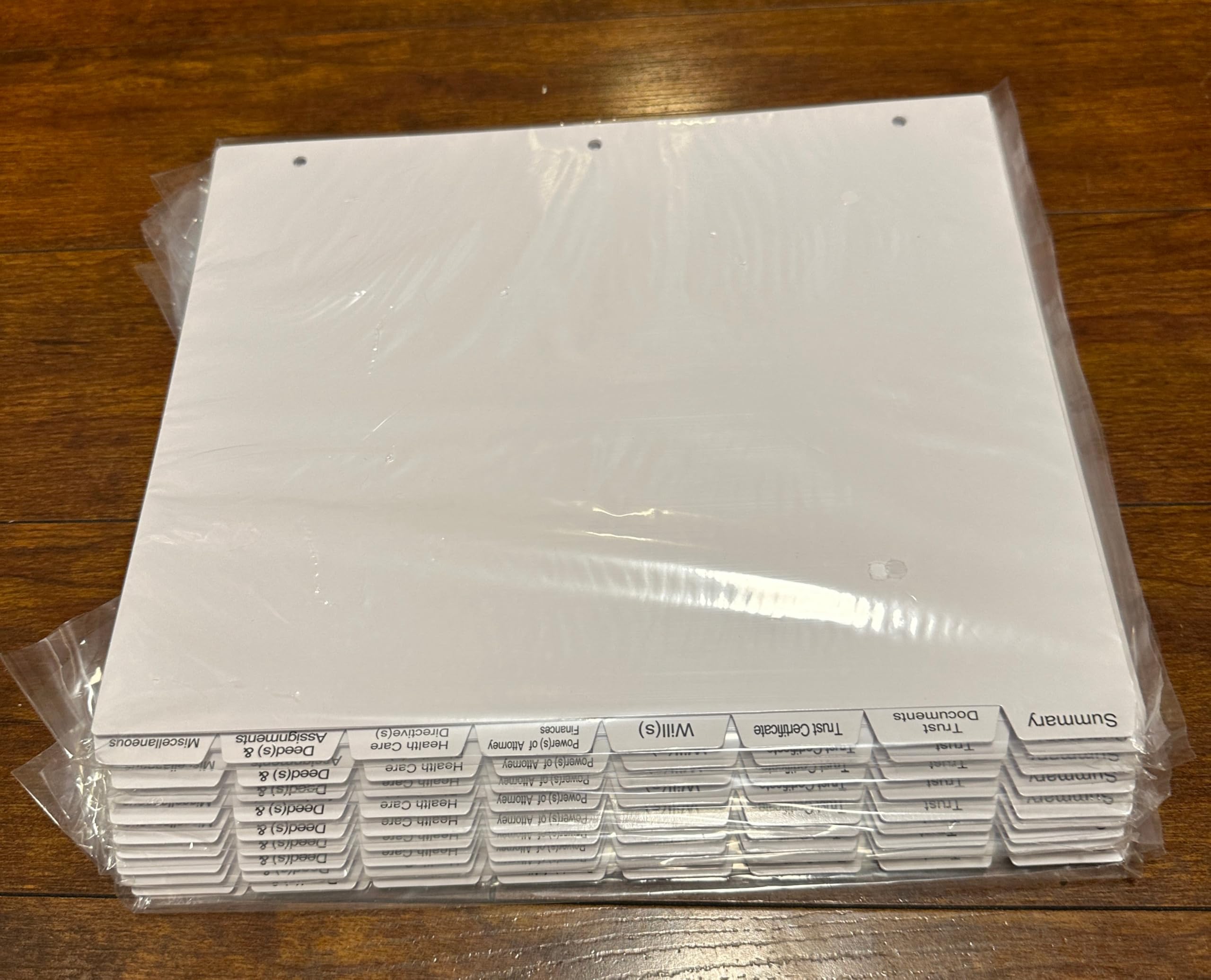 Amazon.com : Thick, Commercial Grade (130 lb. Cardstock) Estate ...