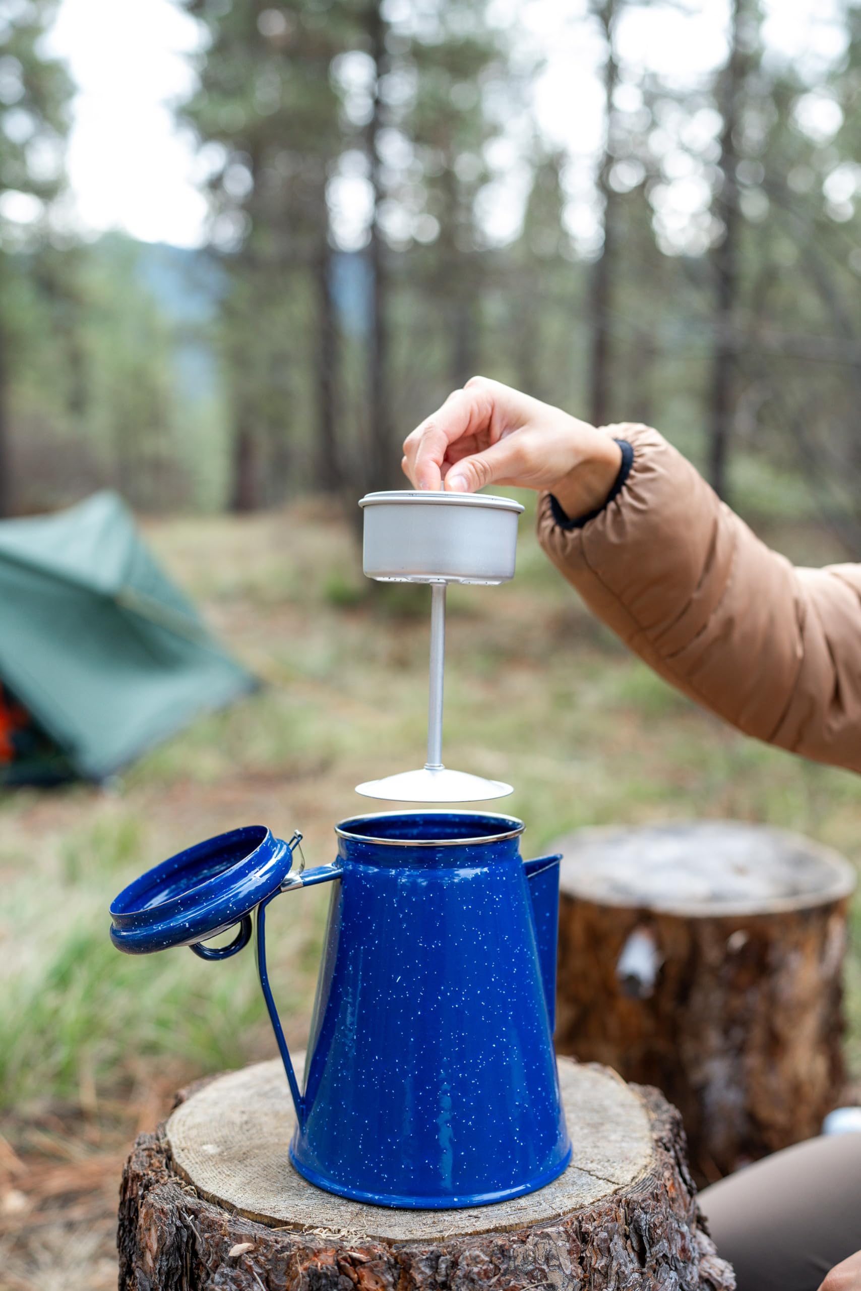 Snapklik.com : Aluminum Percolator Replacement Stem And Basket ...