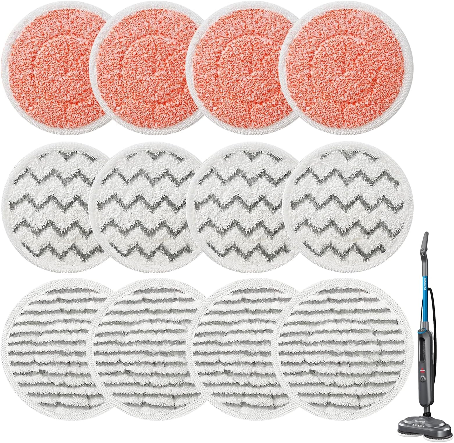Amazon.com - Zeekech 8 Pack Mop Pads Replacement Compatible with ...