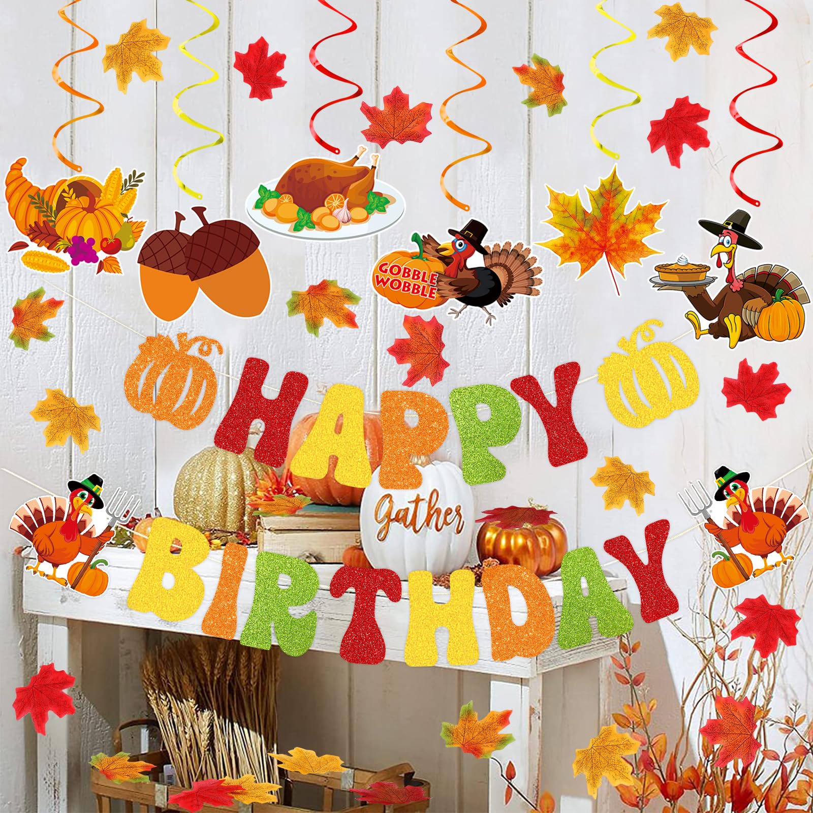 Fall Themed Birthday Banner Free And Fun Birthday Poster Templates To