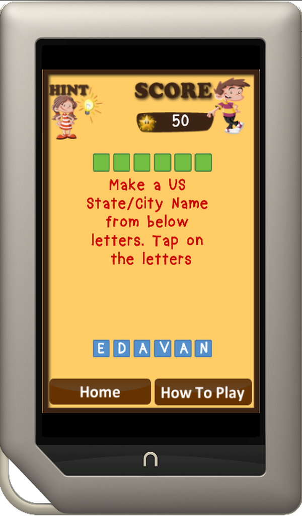 US States And Capitals Word Puzzle Game - App on Amazon Appstore