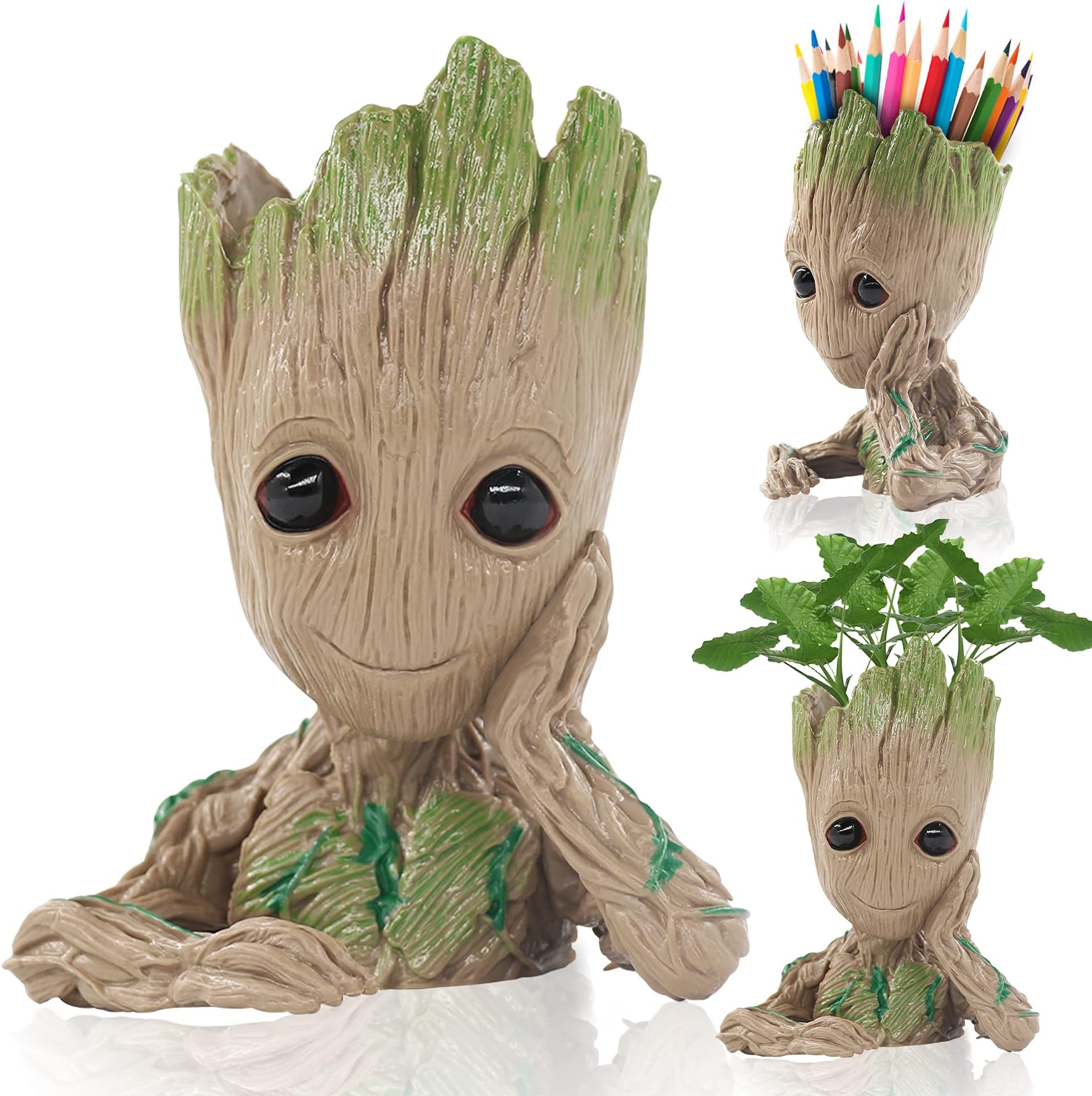 SLOCME Baby Groot Flower Pot - Guardians of The Galaxy Groot for Pen ...