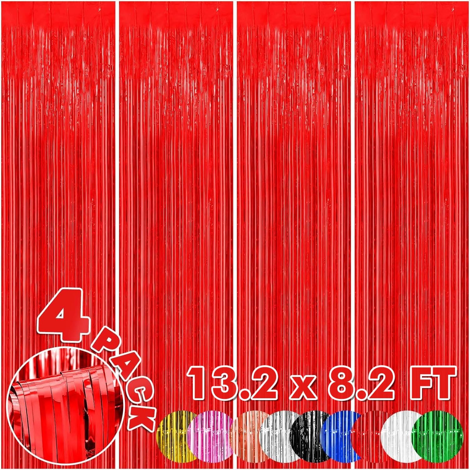 Amazon.com : Graduation Backdrop Curtain 2024, Blue Silver Party ...