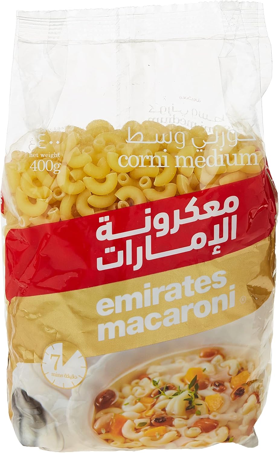 Emirates Macaroni Corni Medium, 400 Gm : Amazon.ae: Grocery