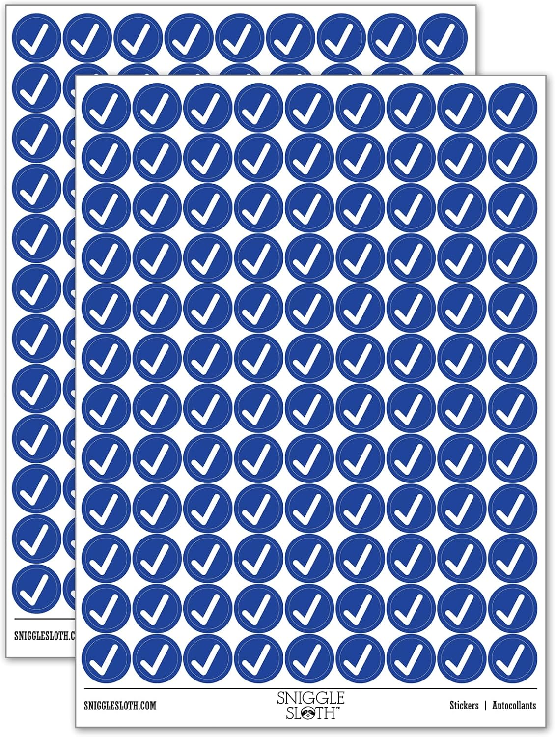 Amazon.com: Check Mark Symbol 200+ Round Stickers - Gloss Finish - 0.50 ...