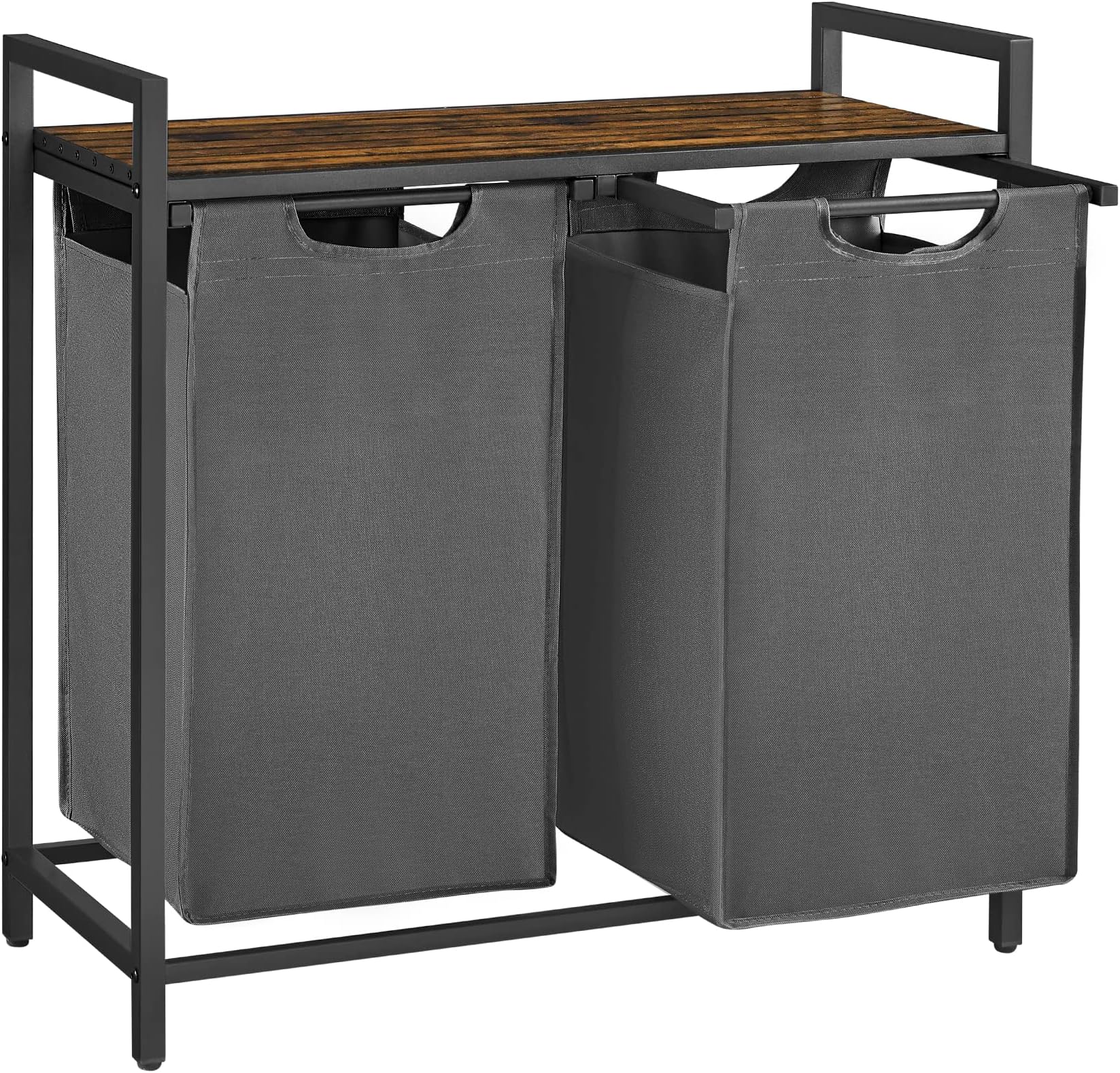 VASAGLE Cesto para Ropa Sucia, Cesta Colada, Bolsa Colada de Tela ...