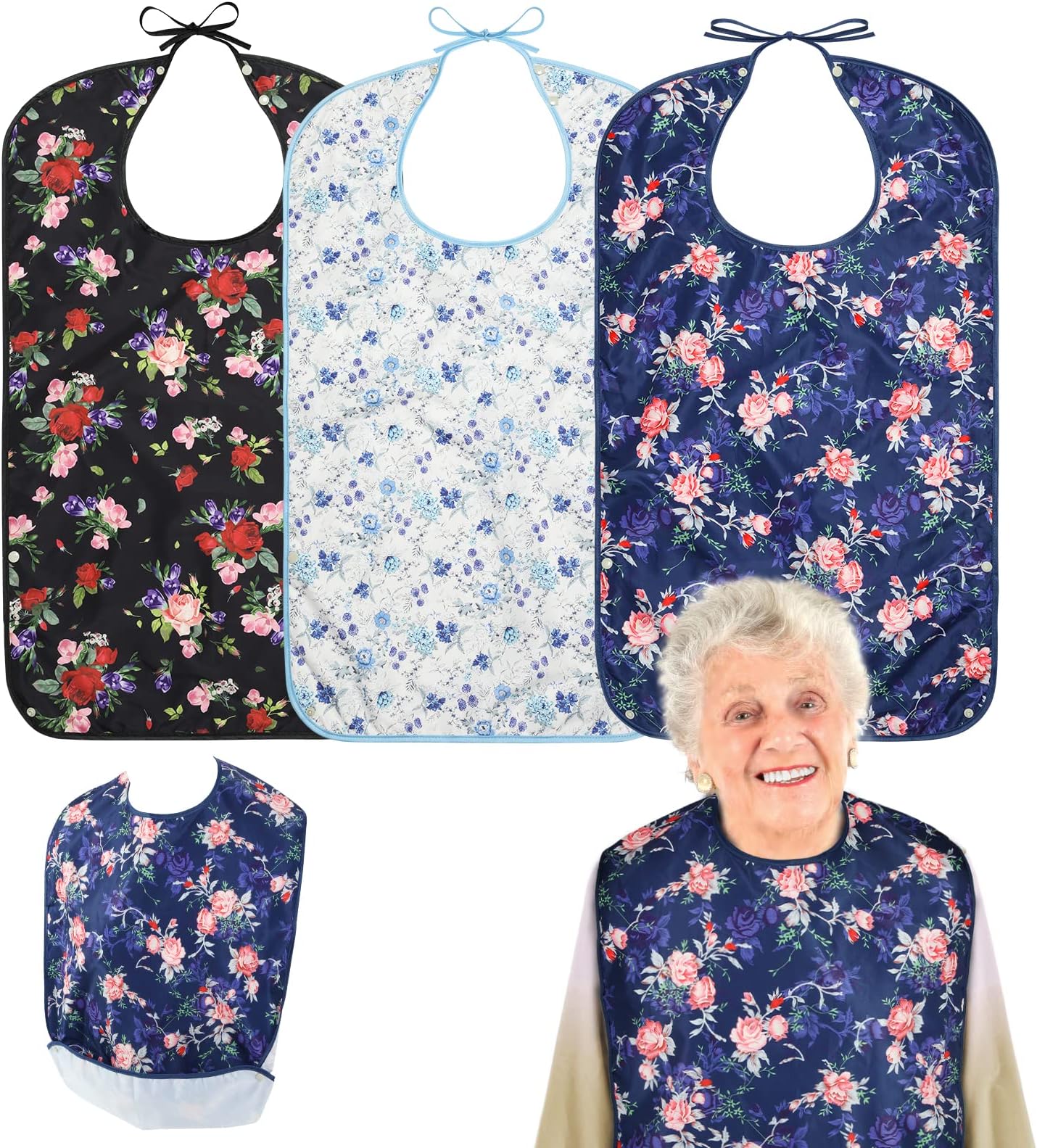 Amazon.com: Napkleens Disposable Adult Bib | Pack Of 50 Individual ...