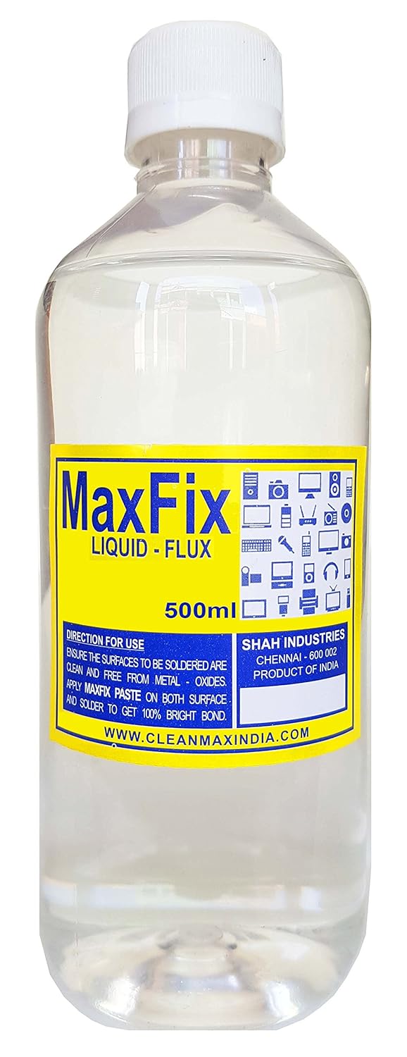 Cleanmax Maxfix Liquid Flux - 500ml (1) : Amazon.in: Industrial ...