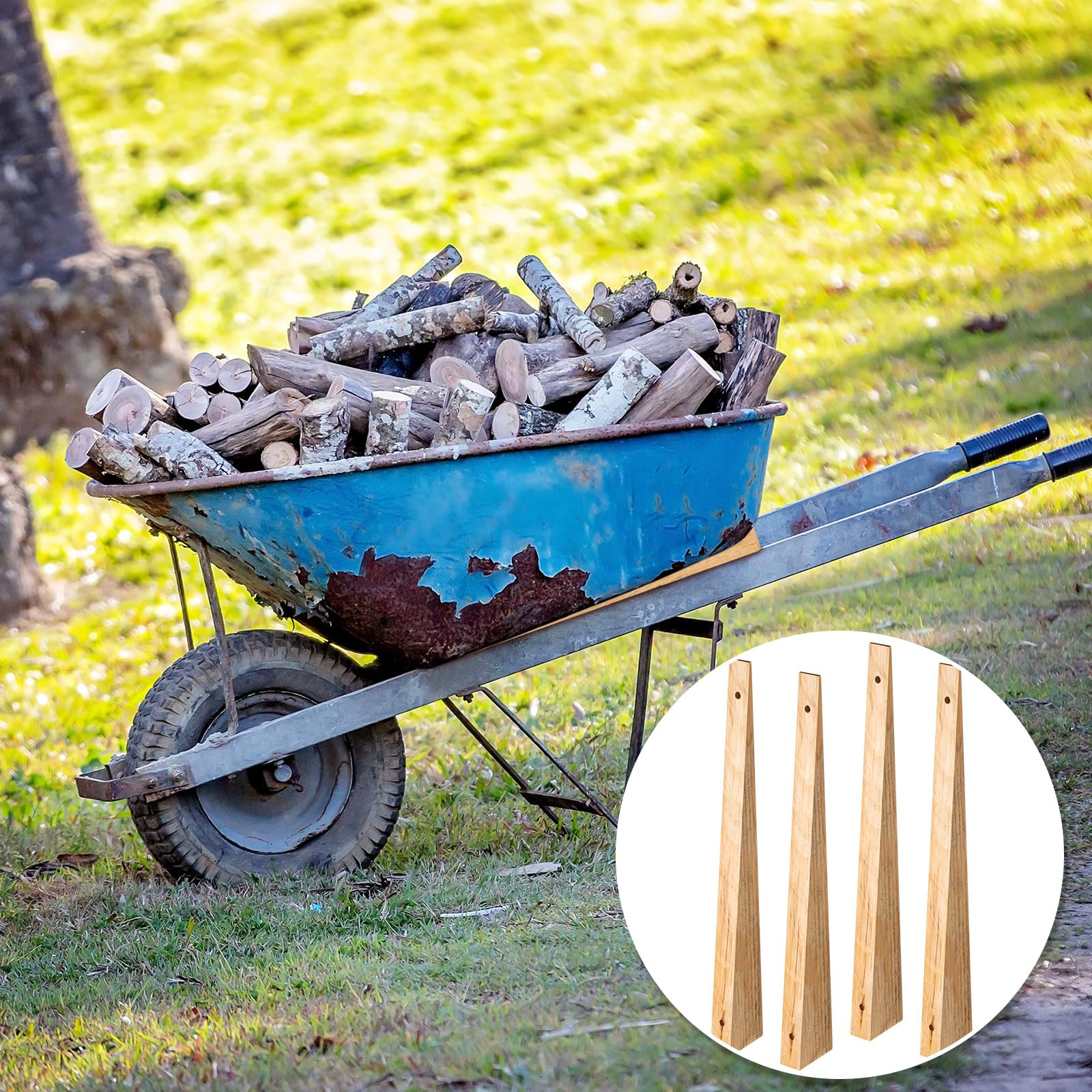 Wood Wheelbarrow Handle Tractor Supply Gisafai 1 Pair s 60'' Heavy Duty ...