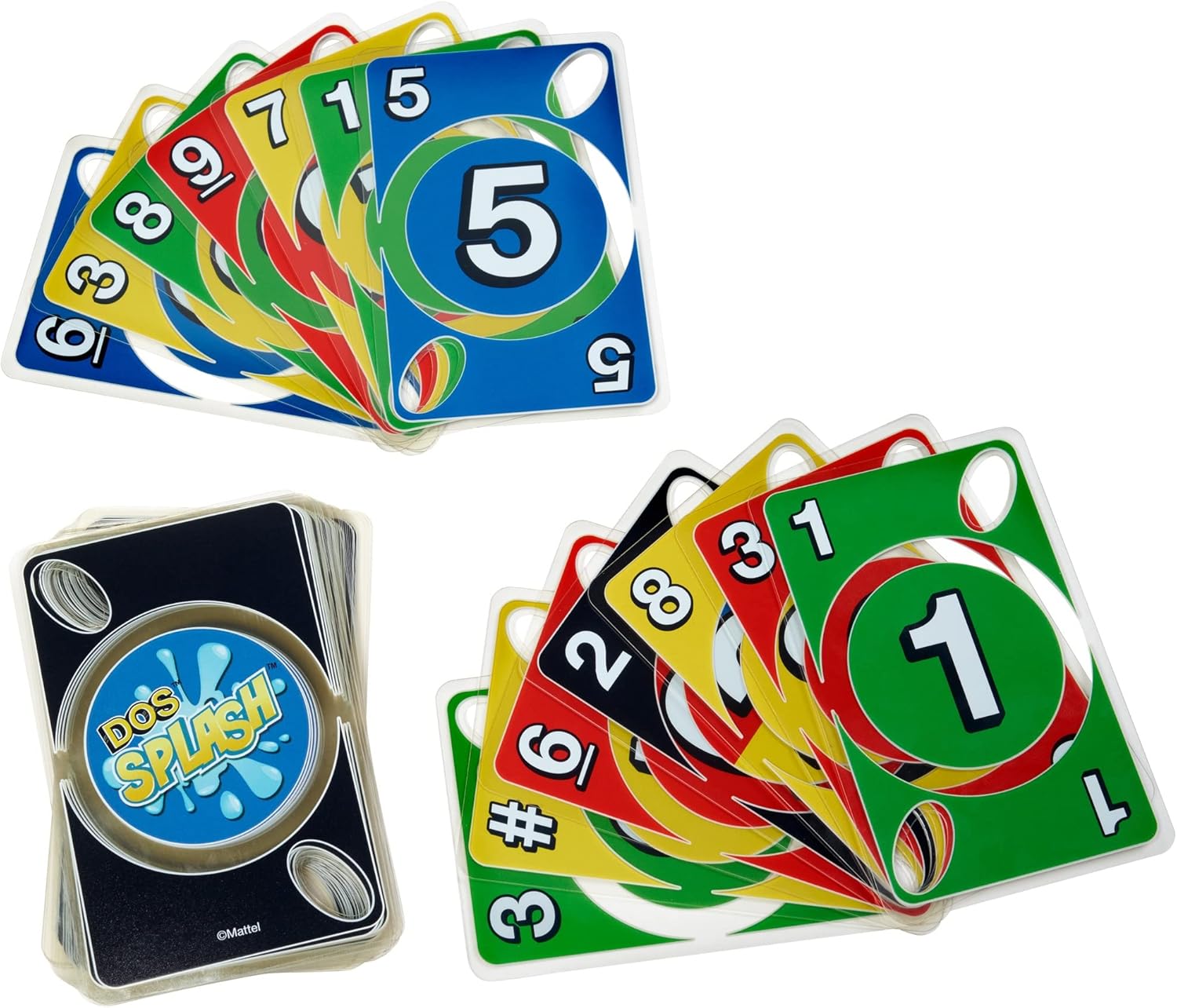 Amazon.com: Mattel Games UNO GCY94 Dos Splash - Juego de cartas ...
