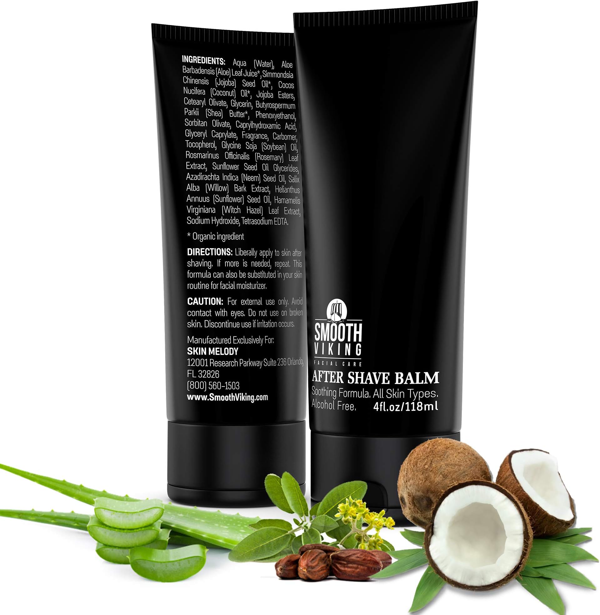 Amazon.com: Smooth Viking Beard Care After Shave Balm For Men, Alcohol ...