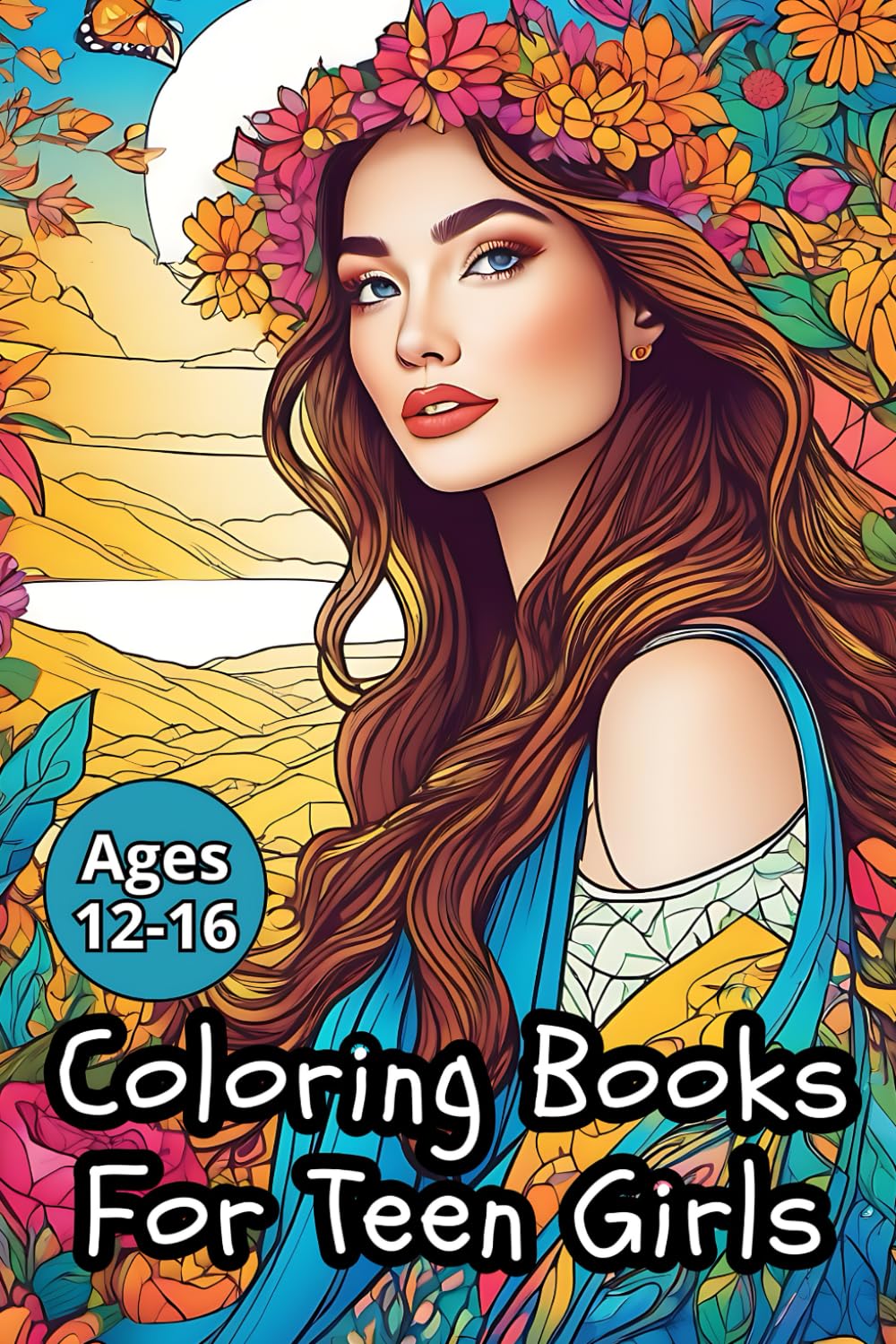 Amazon.com: The Best Coloring Books For Teens 12-16 Girls: Fun Creative ...
