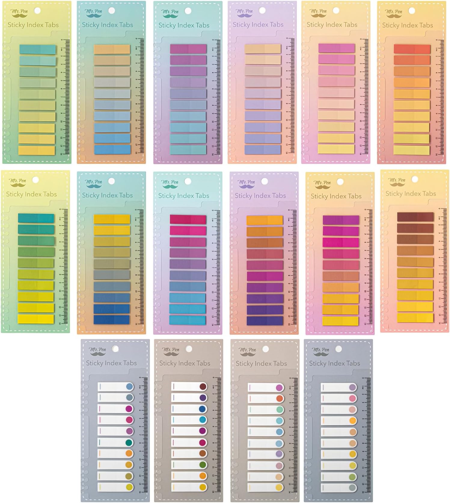 Amazon.com : ELII 3600pcs Sticky Book Tabs,Writable Translucent Book ...