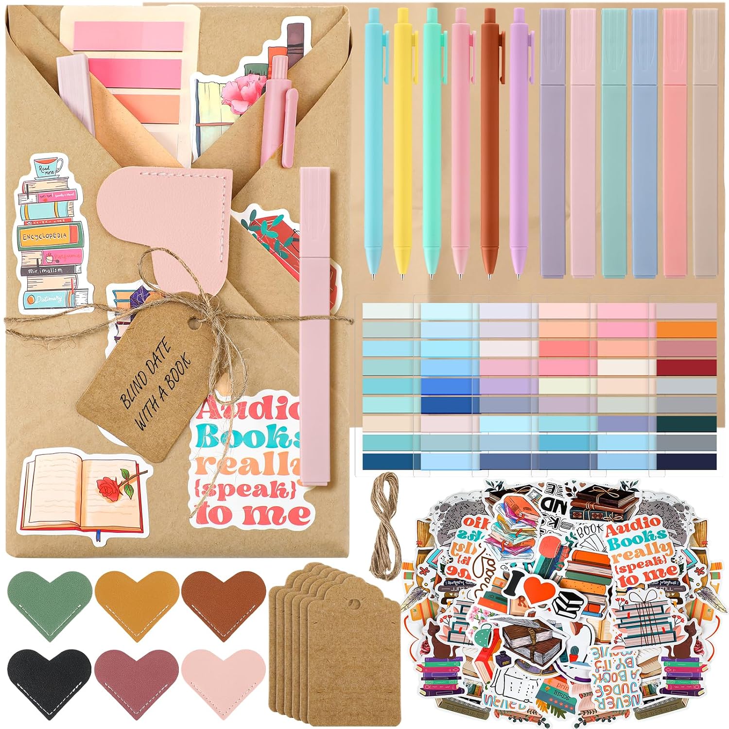 6 Set Blind Date with a Book Gift Box Supplies Excluding Books Bulk ...