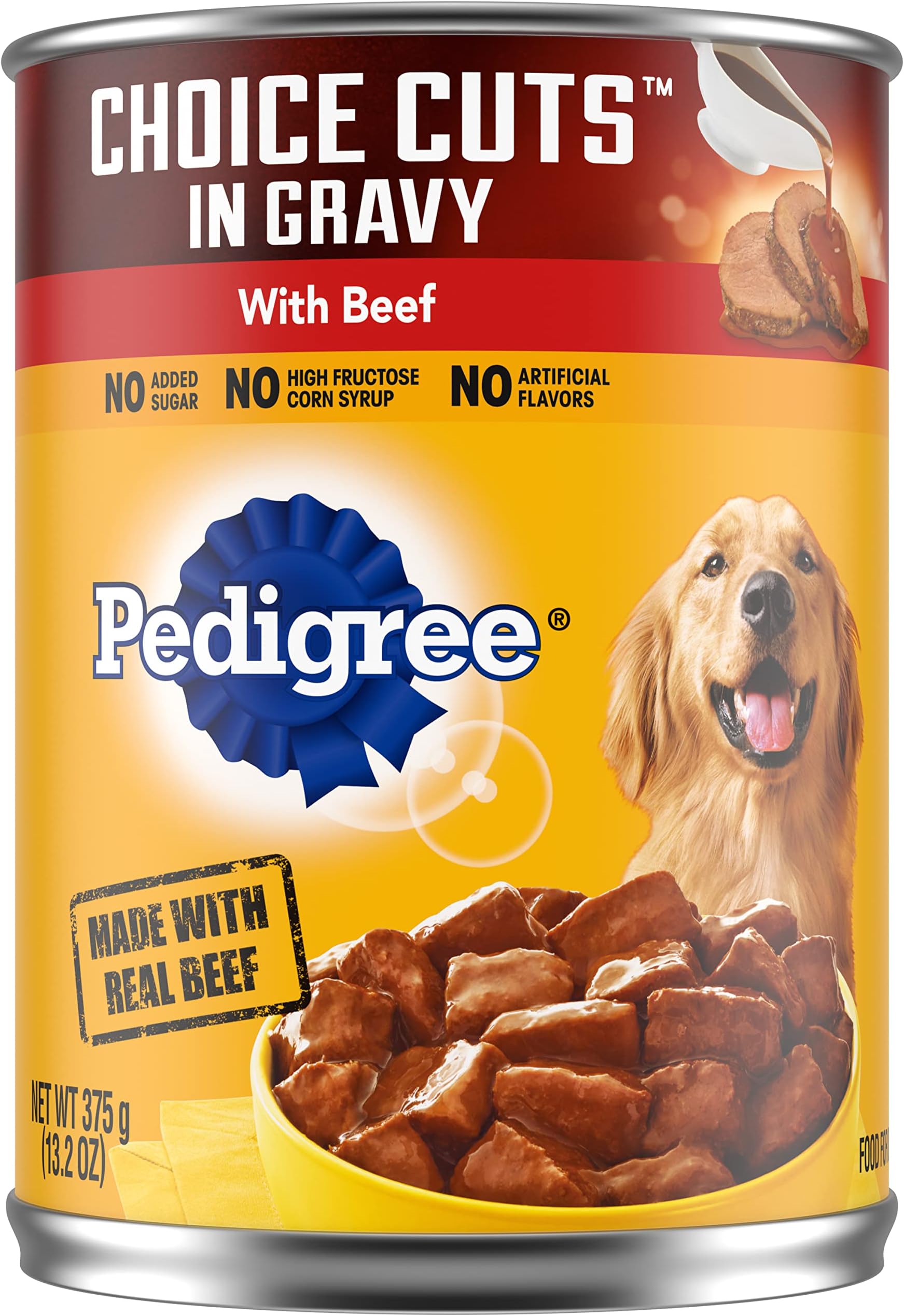 Pedigree Brand Choice Cuts Dog Food 22 Oz: Canned Wet Pet Food: Pet ...