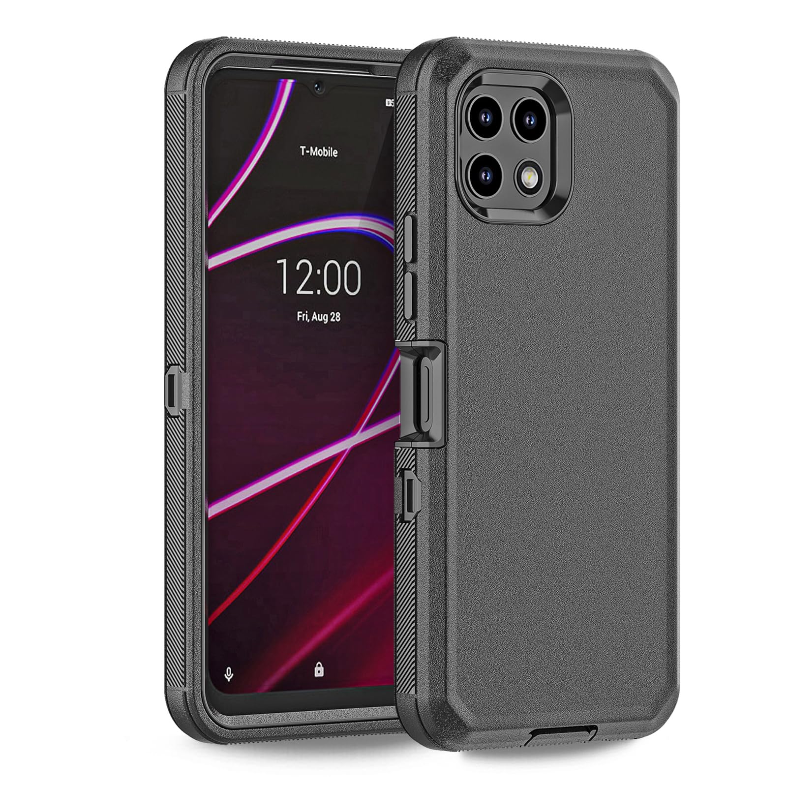Amazon.com: Anloes Case for T-Mobile Revvl 7 5G, Phone Case Heavy Duty ...