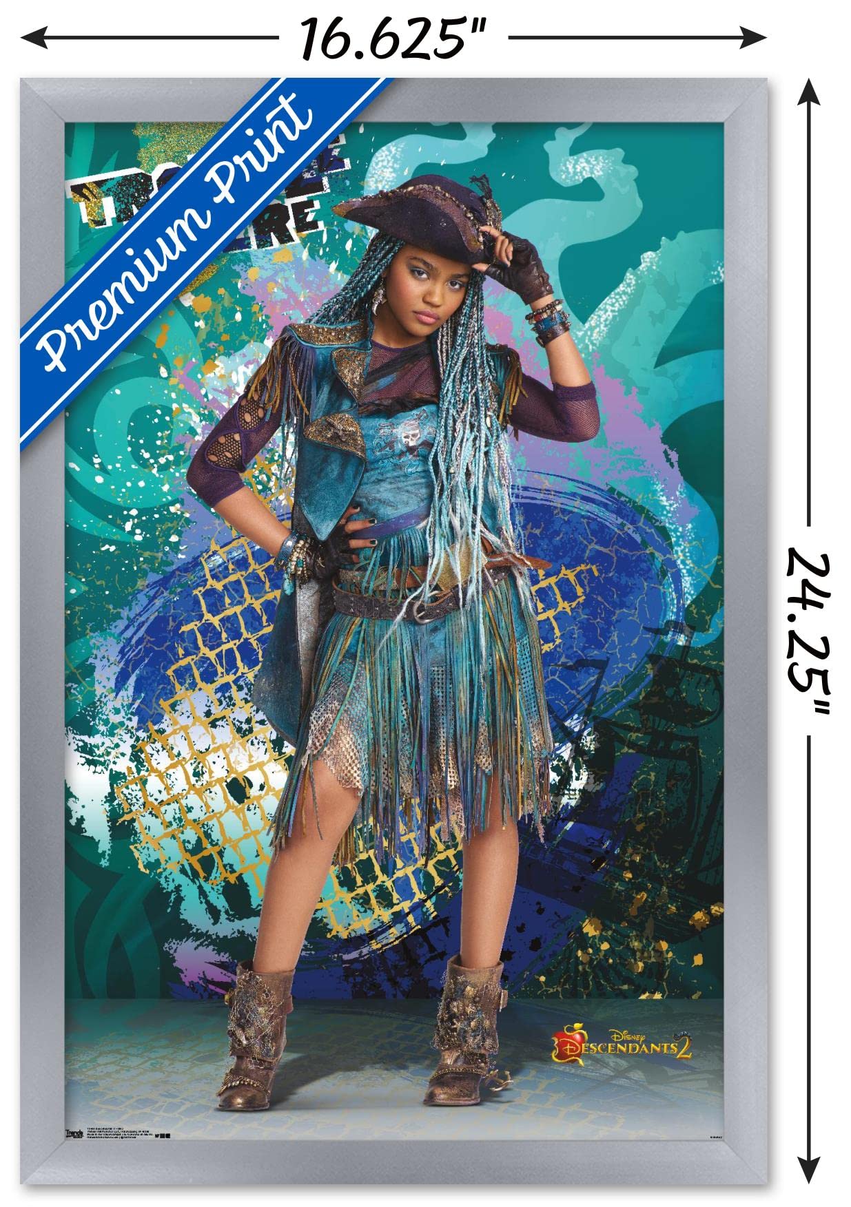 Uma Descendants 2 Poster Gil, Uma, And Harry Are The Newest Villains