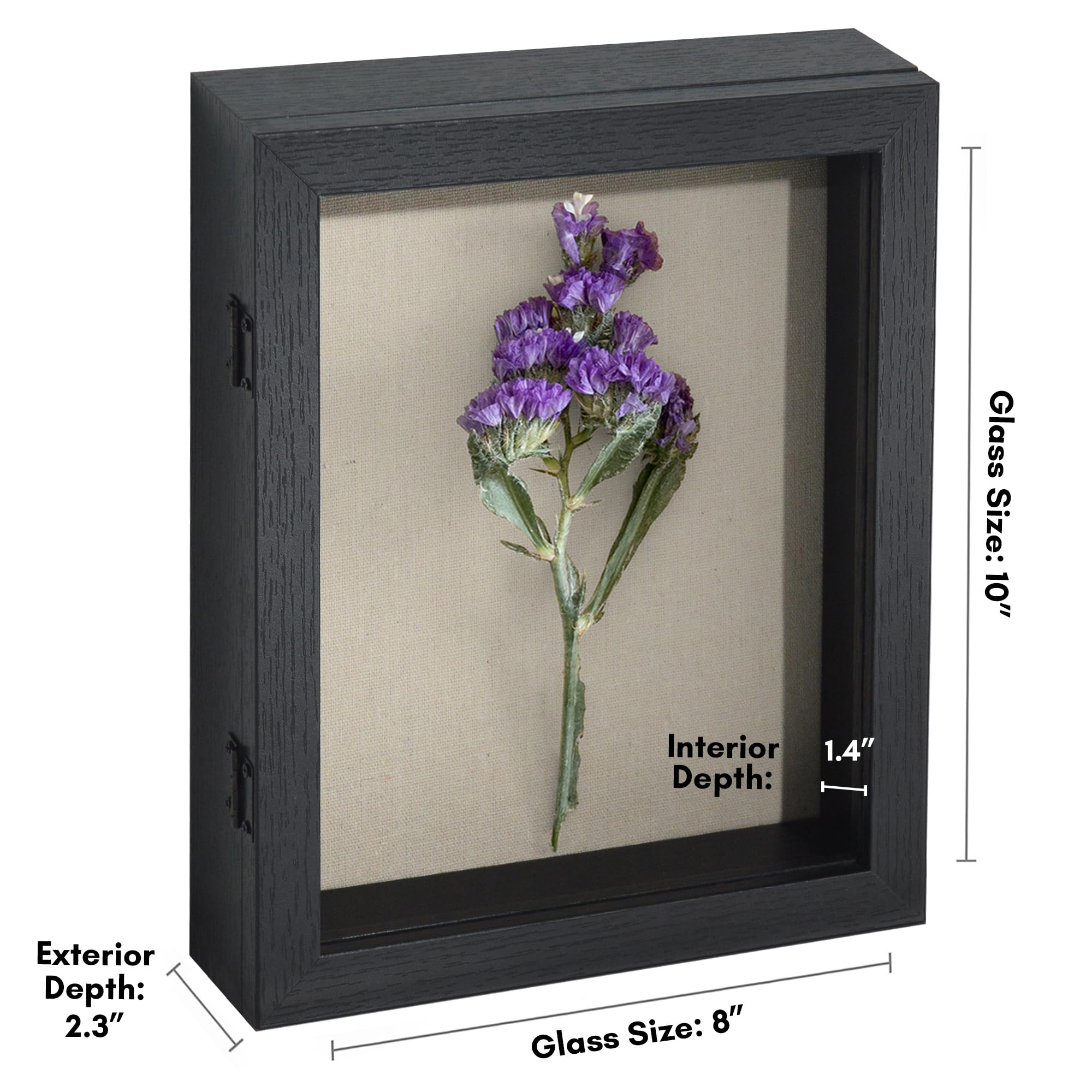 Snapklik.com : Americanflat Front Opening 8x10 Shadow Box Frame