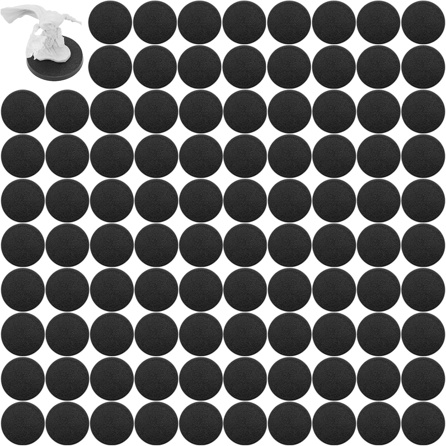 Amazon.com: SIXPOINTS 100 Pieces Round Plastic Model Bases 25mm or 0 ...