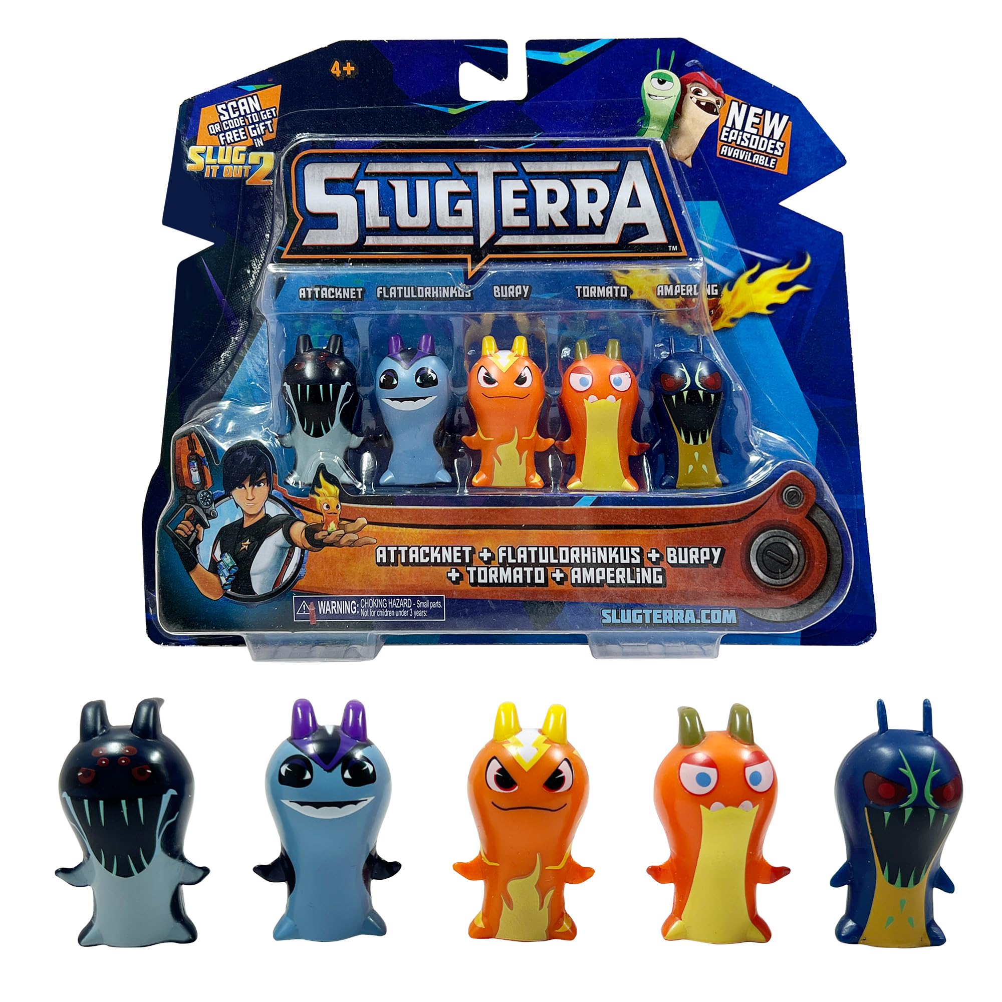 Bajoterra Slugterra EL DIABLOS NACHO Action Figure BAJOTERRA Card