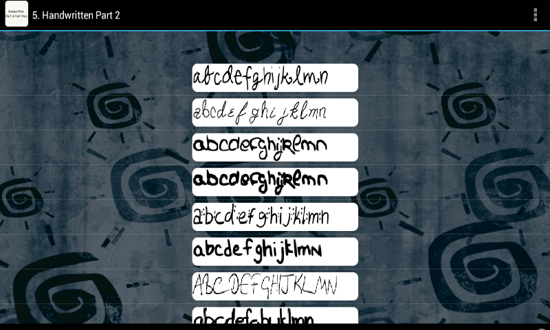 Handwritten Part 2 Font Pack-Amazonアプリストアのアプリ