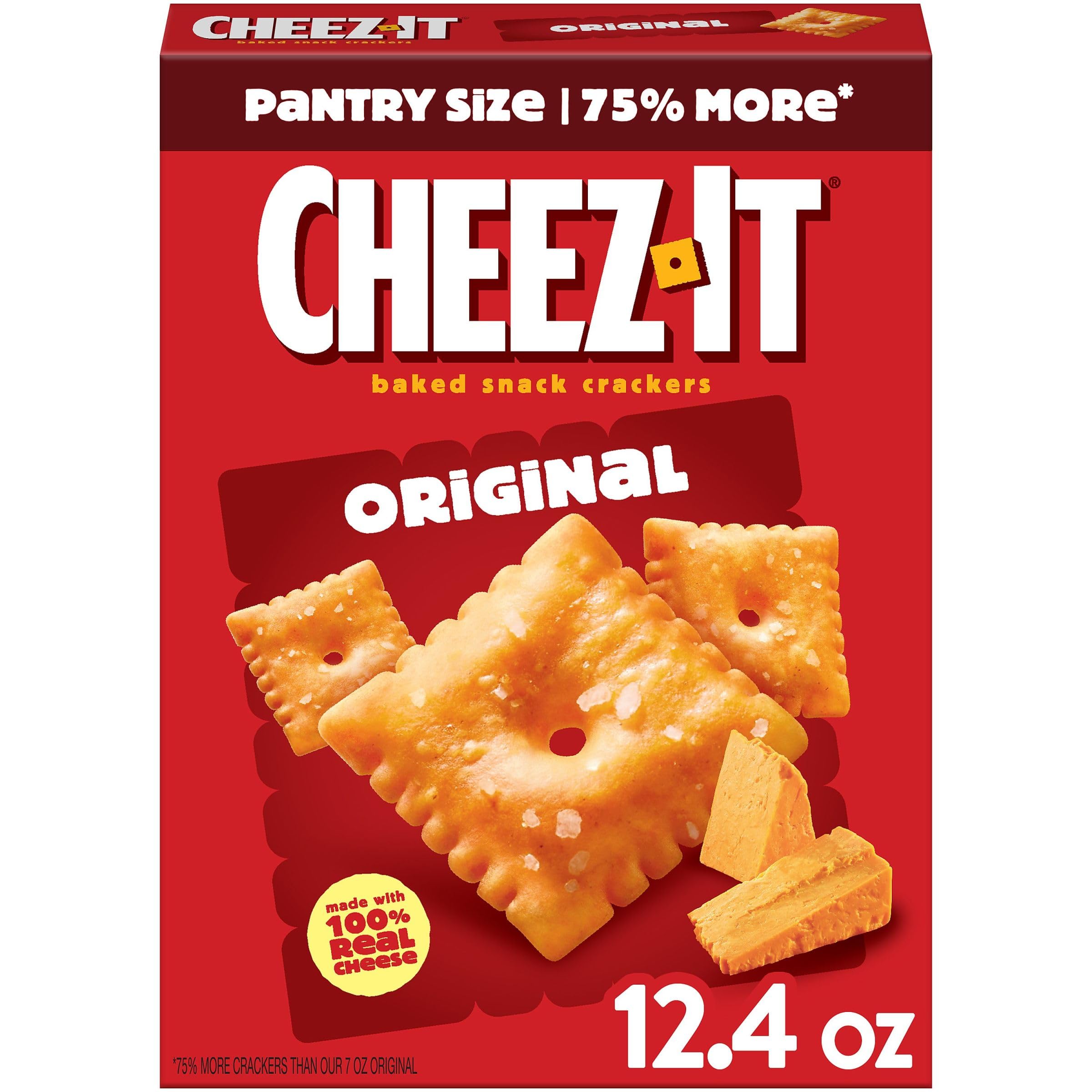 Cheez It Cheese Crackers Baked Snack Crackers Lunch Snacks Original ...