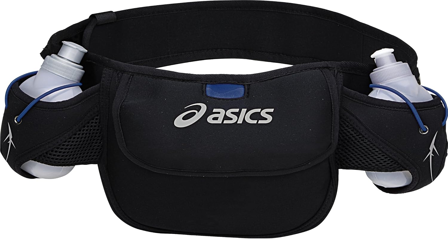 Amazon.com : ASICS Intensity Two Water Bottle Belt, Color:Black, OS ...