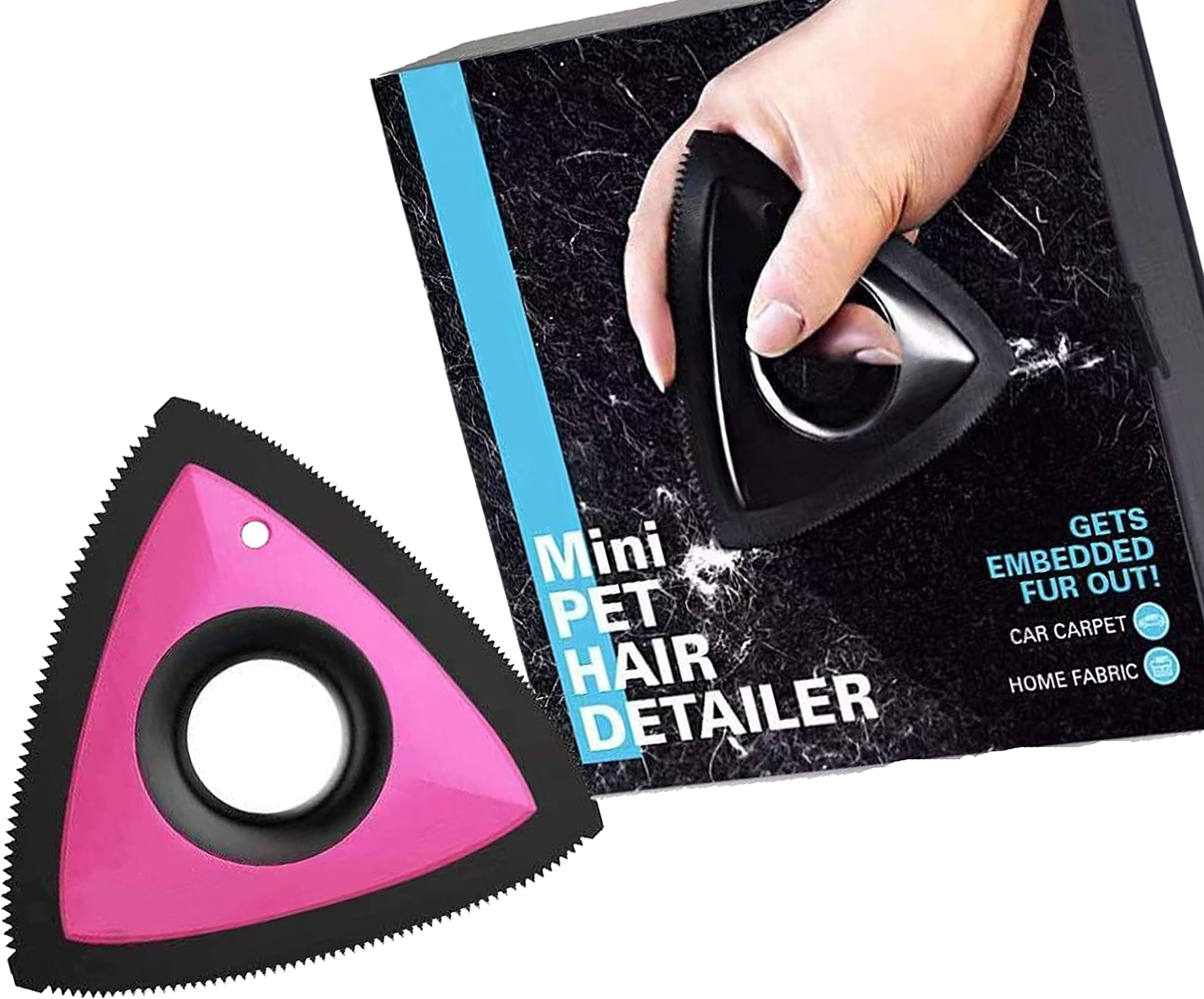 RENESMEE Reusable Pet Hair Remover Lint Roller/Portable Reusable Dog ...