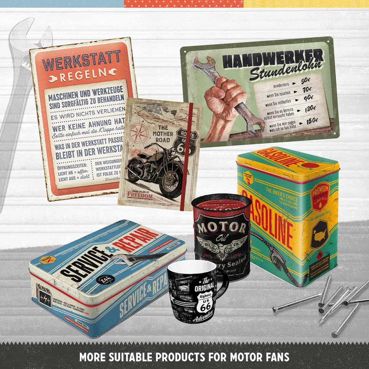 Nostalgic Metal Signs