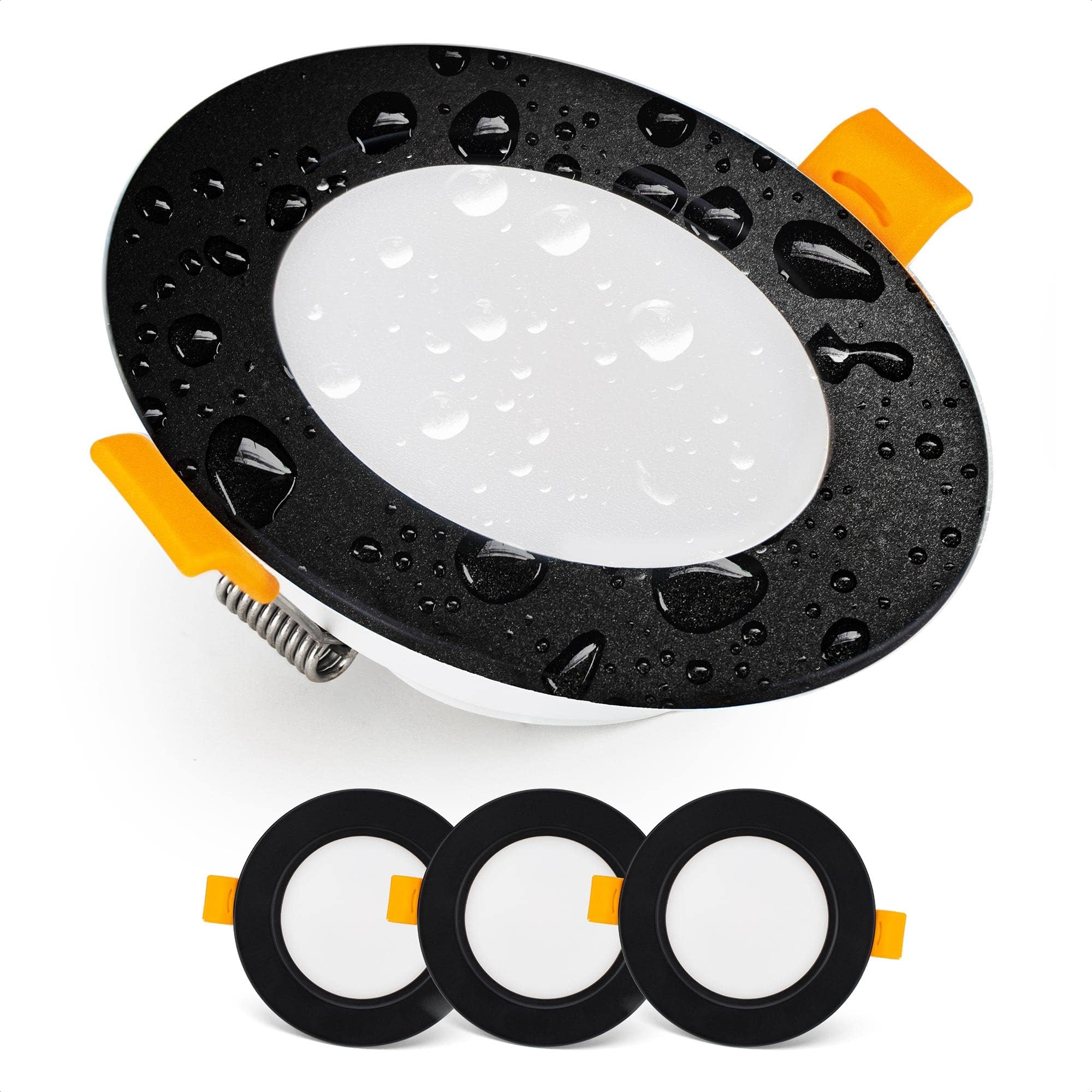 EMOS LED Downlights for Ceiling, 5W/500 Lumens, Warm White 3000K | IP54 ...