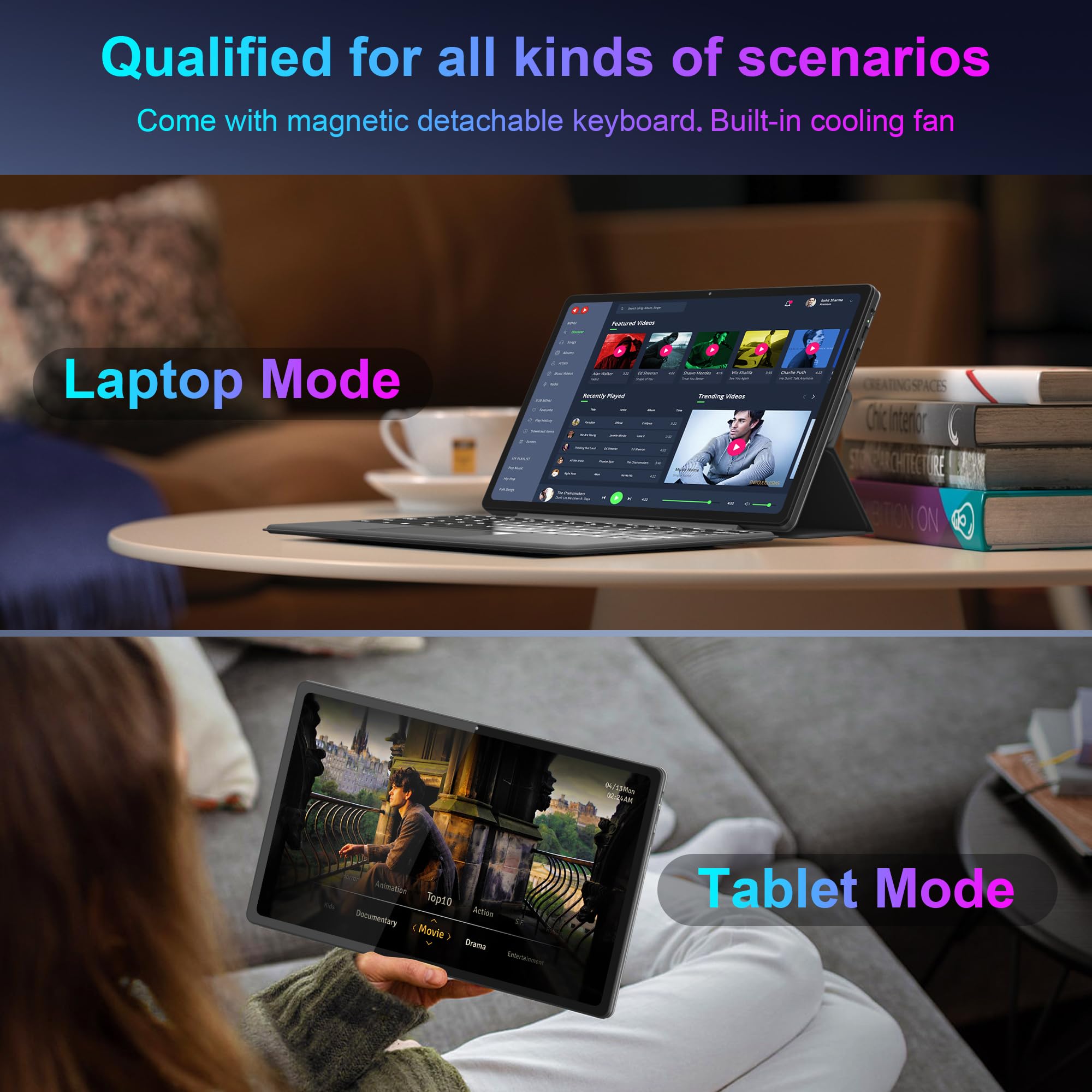 Snapklik.com : Jumper 2025 New 2-in-1 Laptop/Tablet, 12 Inch 2K FHD IPS ...