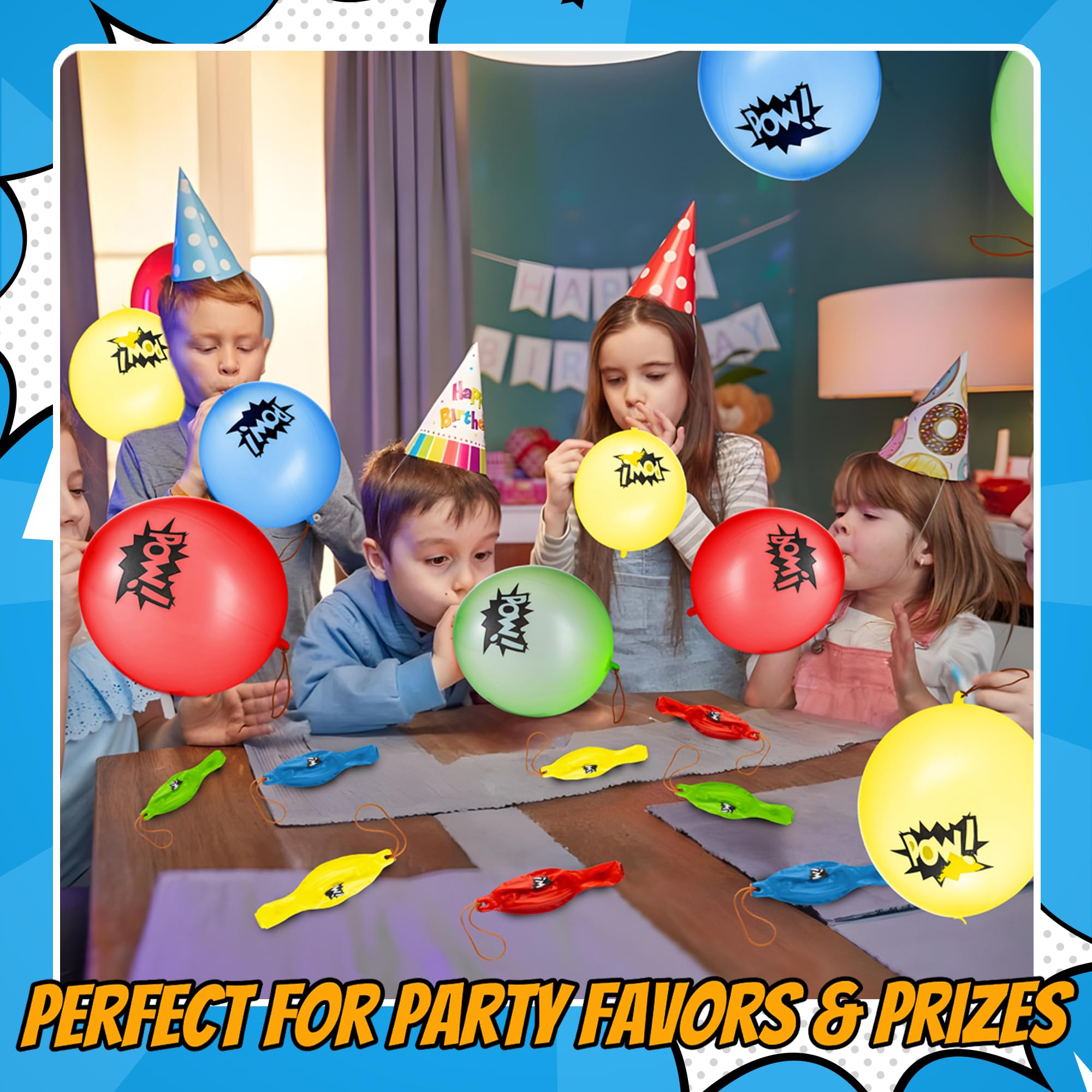 Snapklik.com : Superhero Punch Balloons - Pack Of 24 Bulk, Large ...