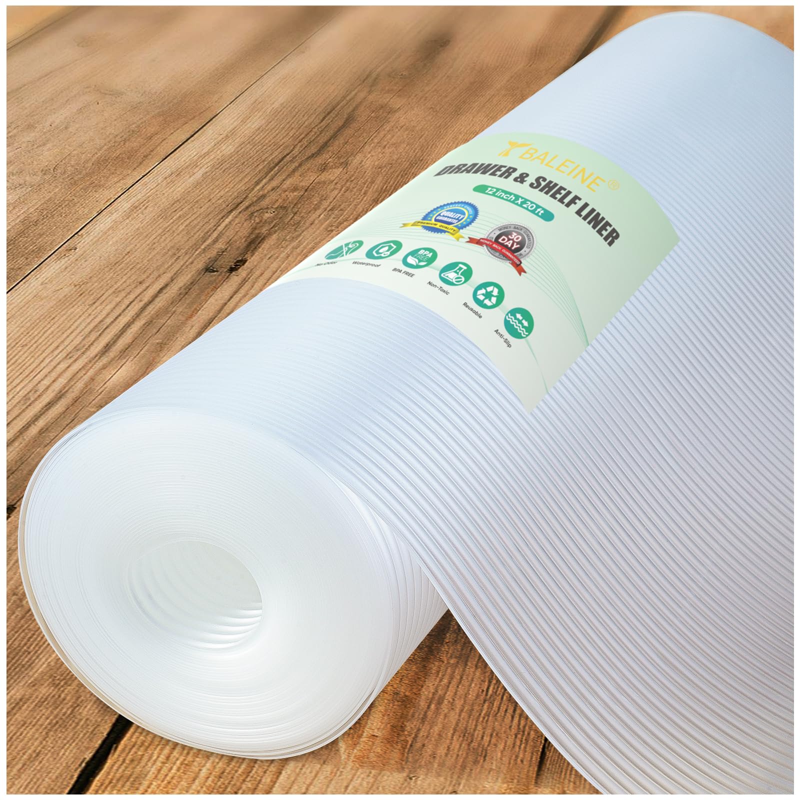Amazon.com - BALEINE Shelf Liner Drawer Liner, 12 in x 20 Ft BPA Free ...
