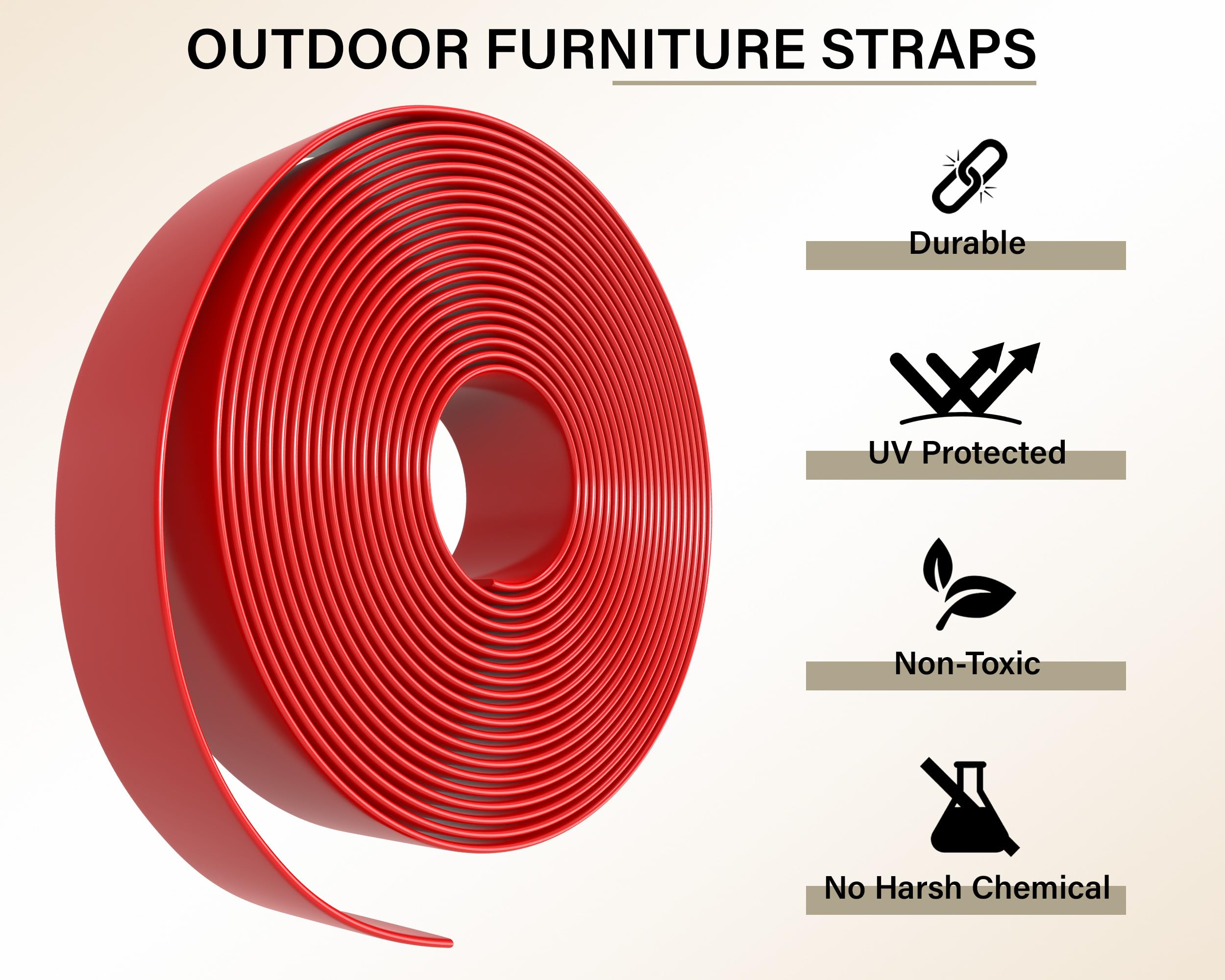 Snapklik.com : NickHouse 2" X20 Ft Patio Furniture Strapping Patio ...