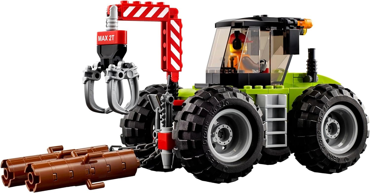 LEGO 60181 City Great Vehicles Le Tracteur forestier : LEGO: Amazon.fr ...