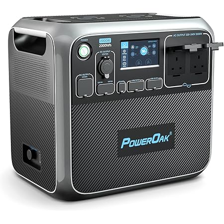 POWEROAK 400Wh Portable Power Solar Generator Lithium ion power supply ...