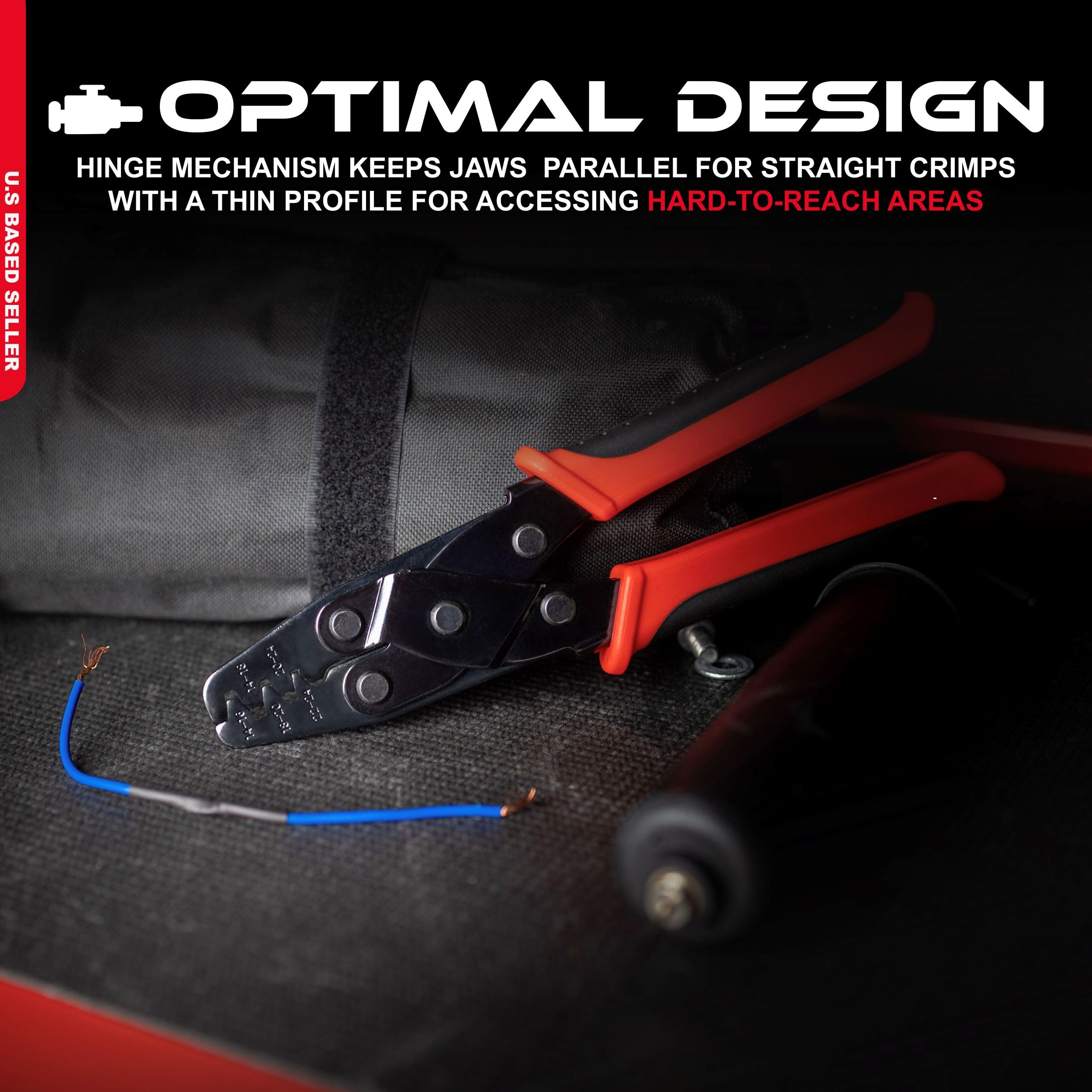 Snapklik.com : Open Barrel Crimper, Wire Crimper Tool For 14-24 Gauge ...