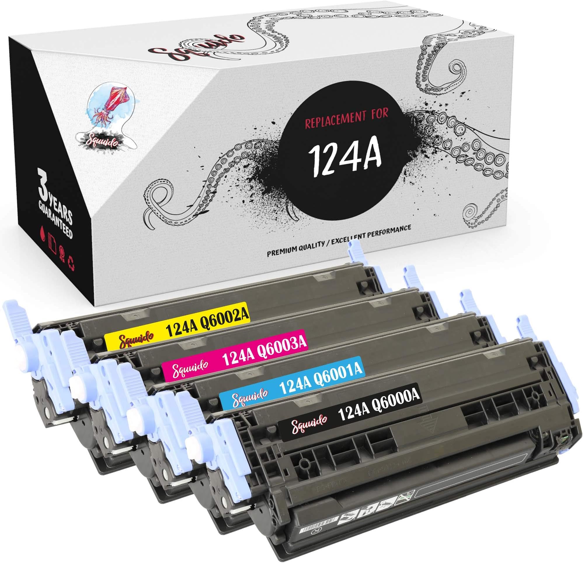 HP 124A (Q6001A) Blau Original Toner für HP Color Laserjet 2600, 2605 ...