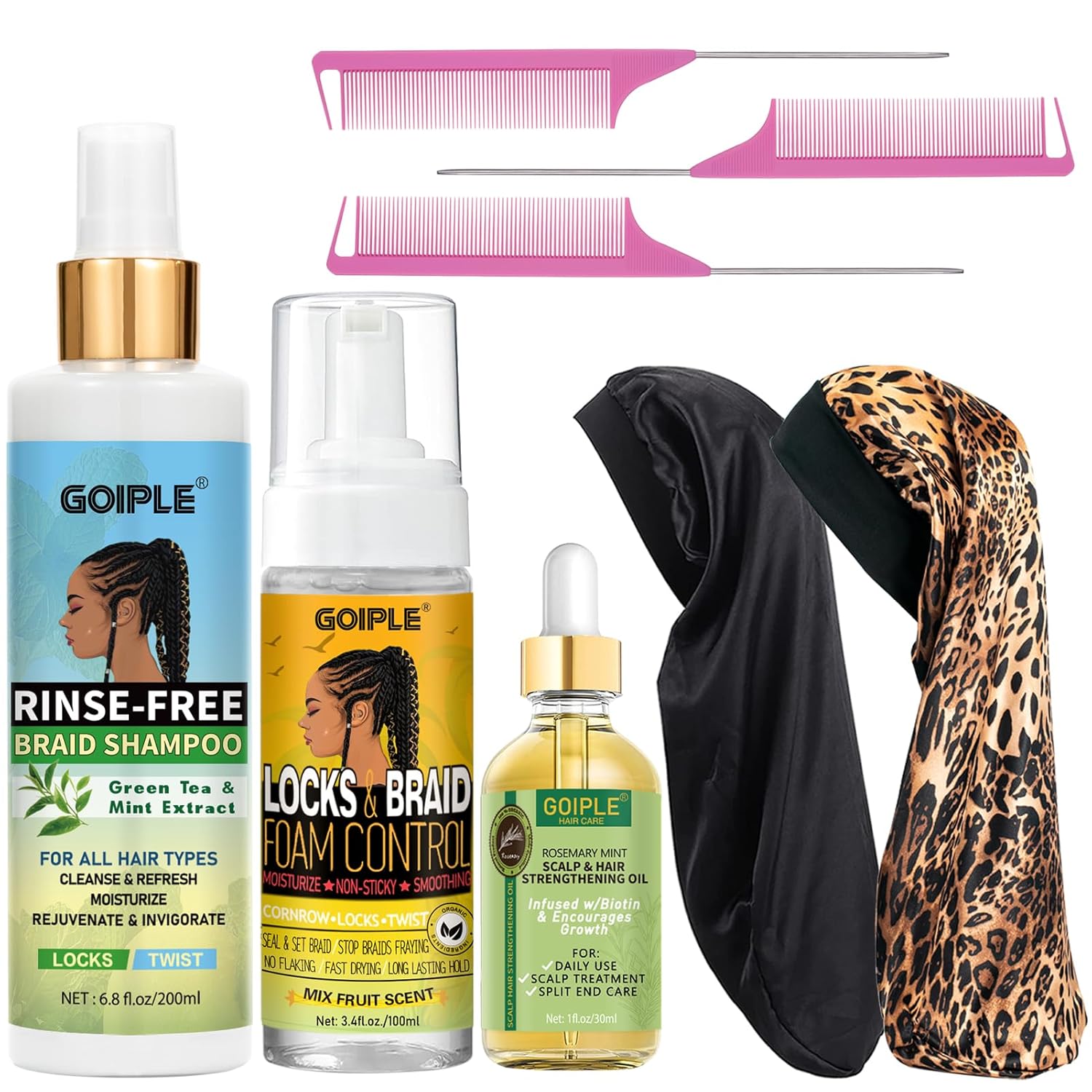 Amazon.com : Braid Rinse-Free No Water Shampoo for Locs, Twists, Weaves ...