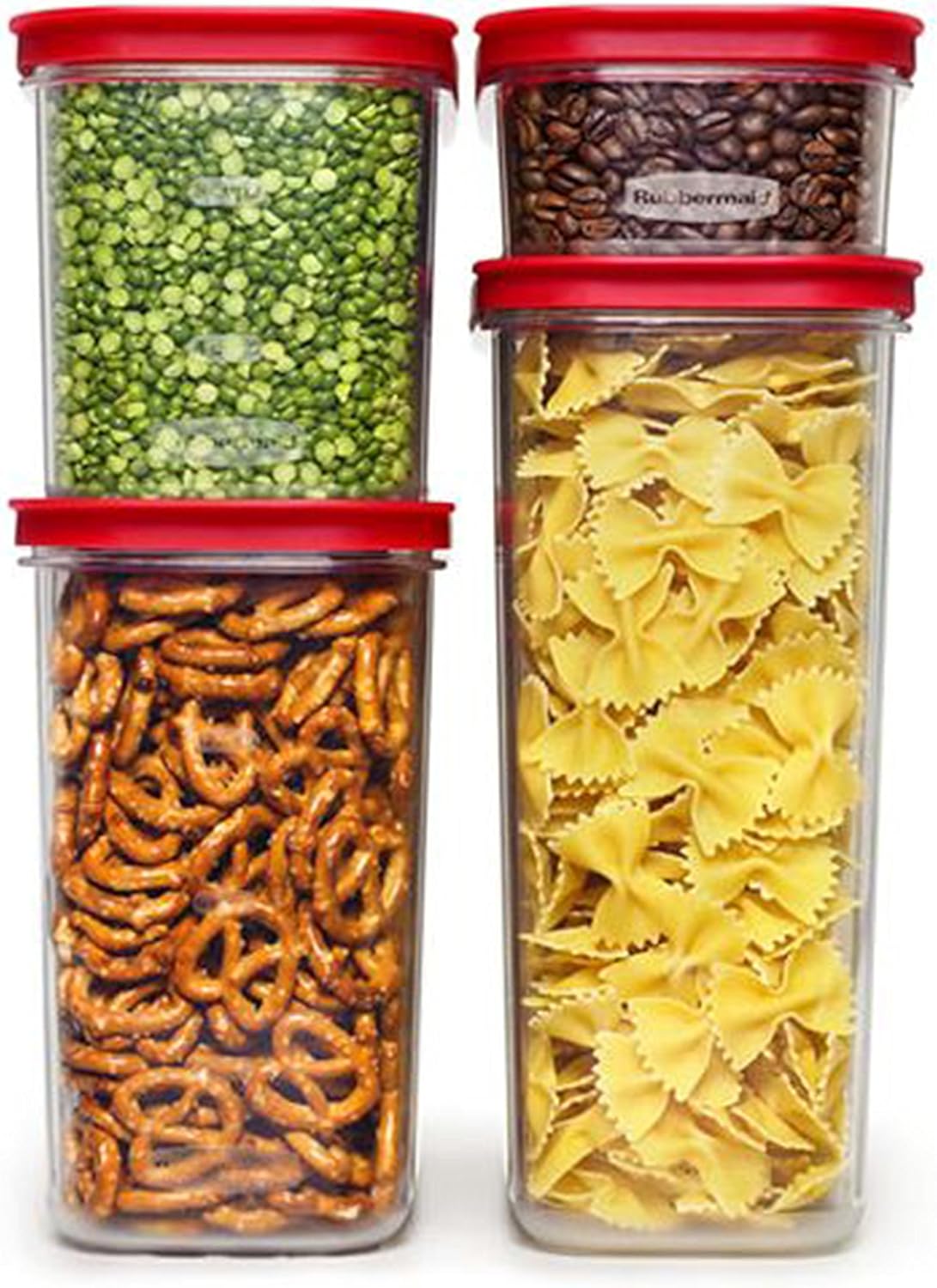 Rubbermaid Modular Canisters, Premium Food Storage Container, BPA-Free ...