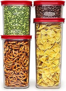 Rubbermaid Modular Canisters, Premium Food Storage Container, BPA-Free ...